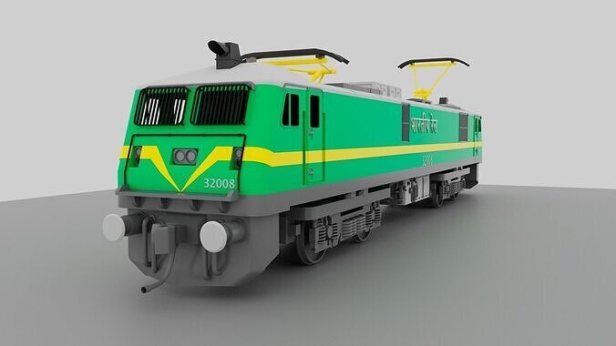 Indian Railways WAG 9 Electric Locomotive 3D model | CGTrader