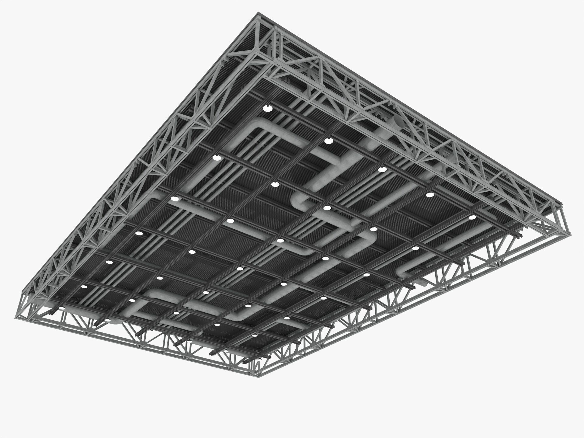 Ceiling Ventilation Pipes 10 3D model | CGTrader