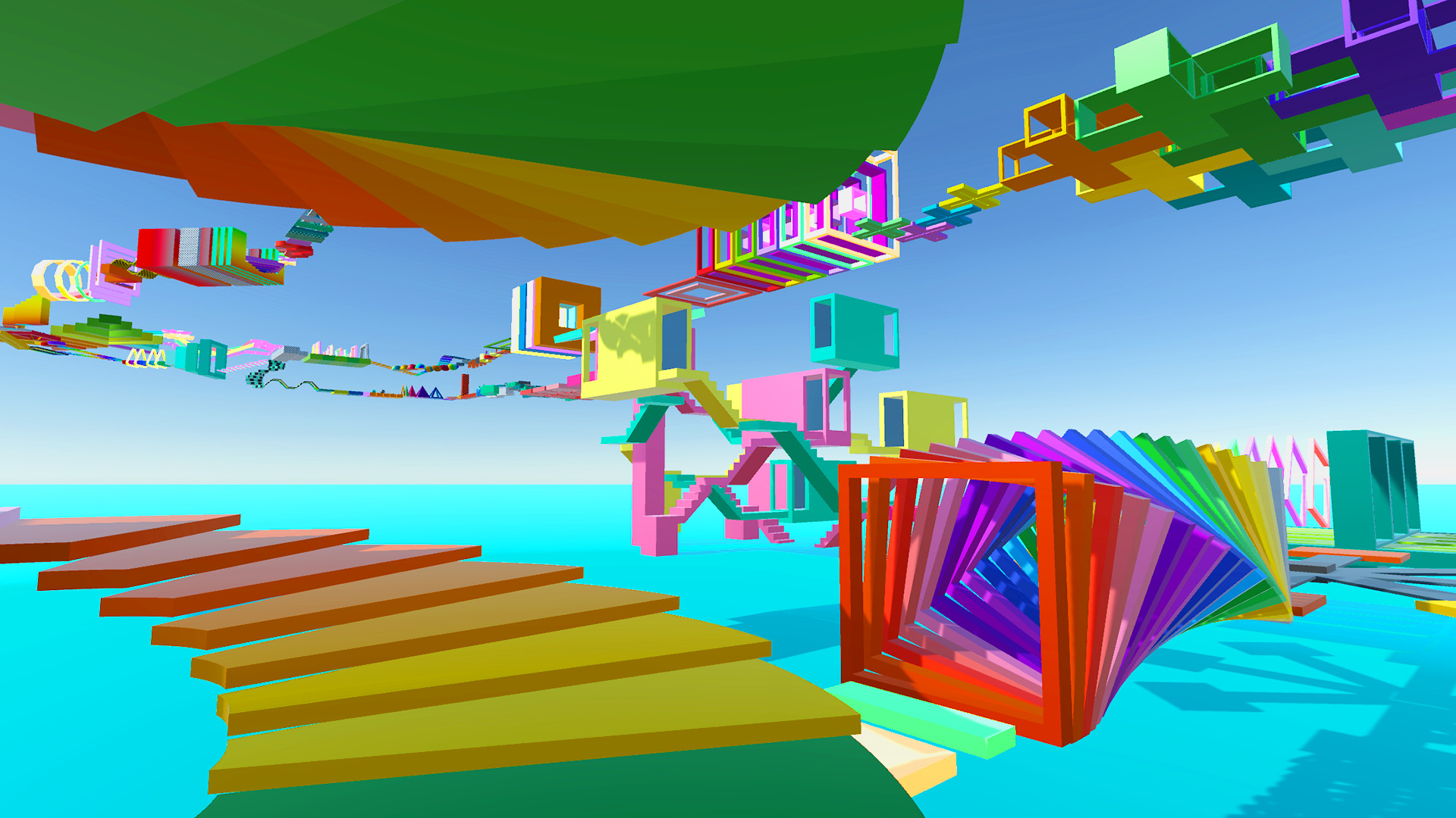 3D model Obby Parkour Mega Pack VR / AR / low-poly | CGTrader