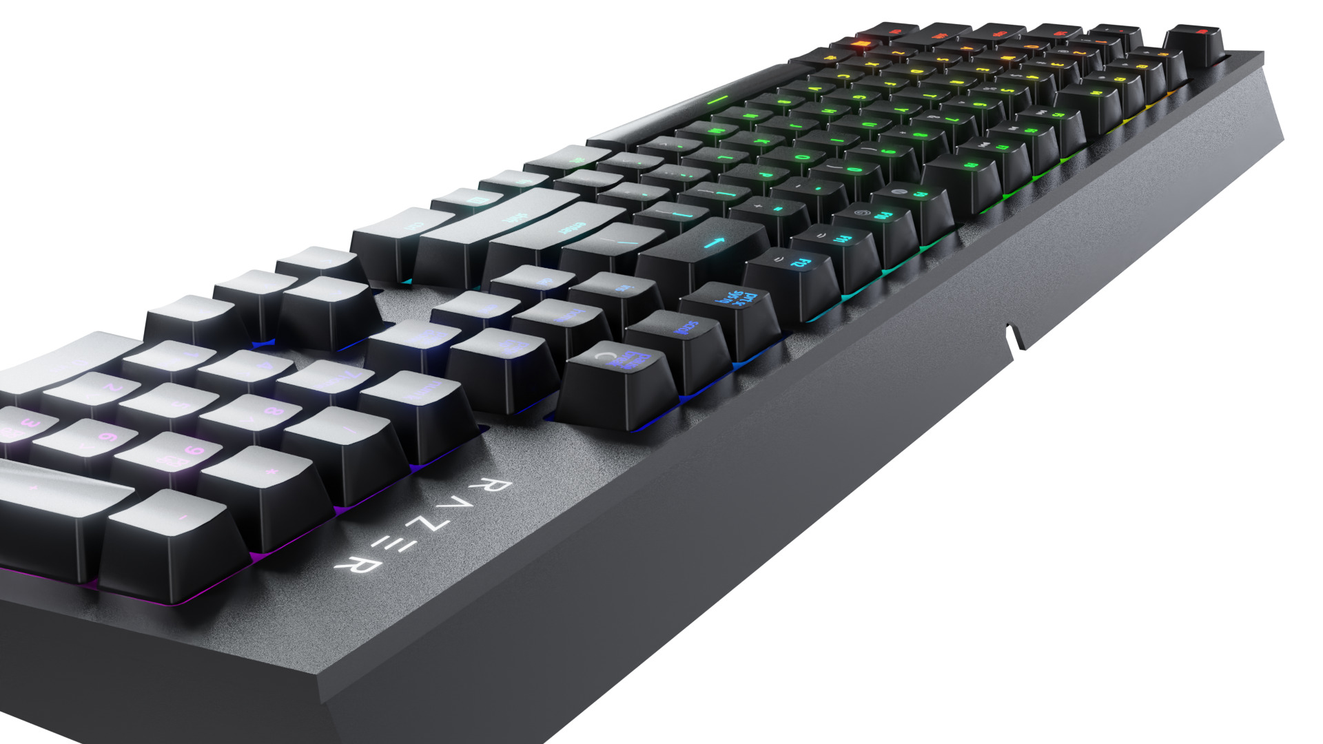 Razer Black Widow Gaming Keyboard free 3D model | CGTrader