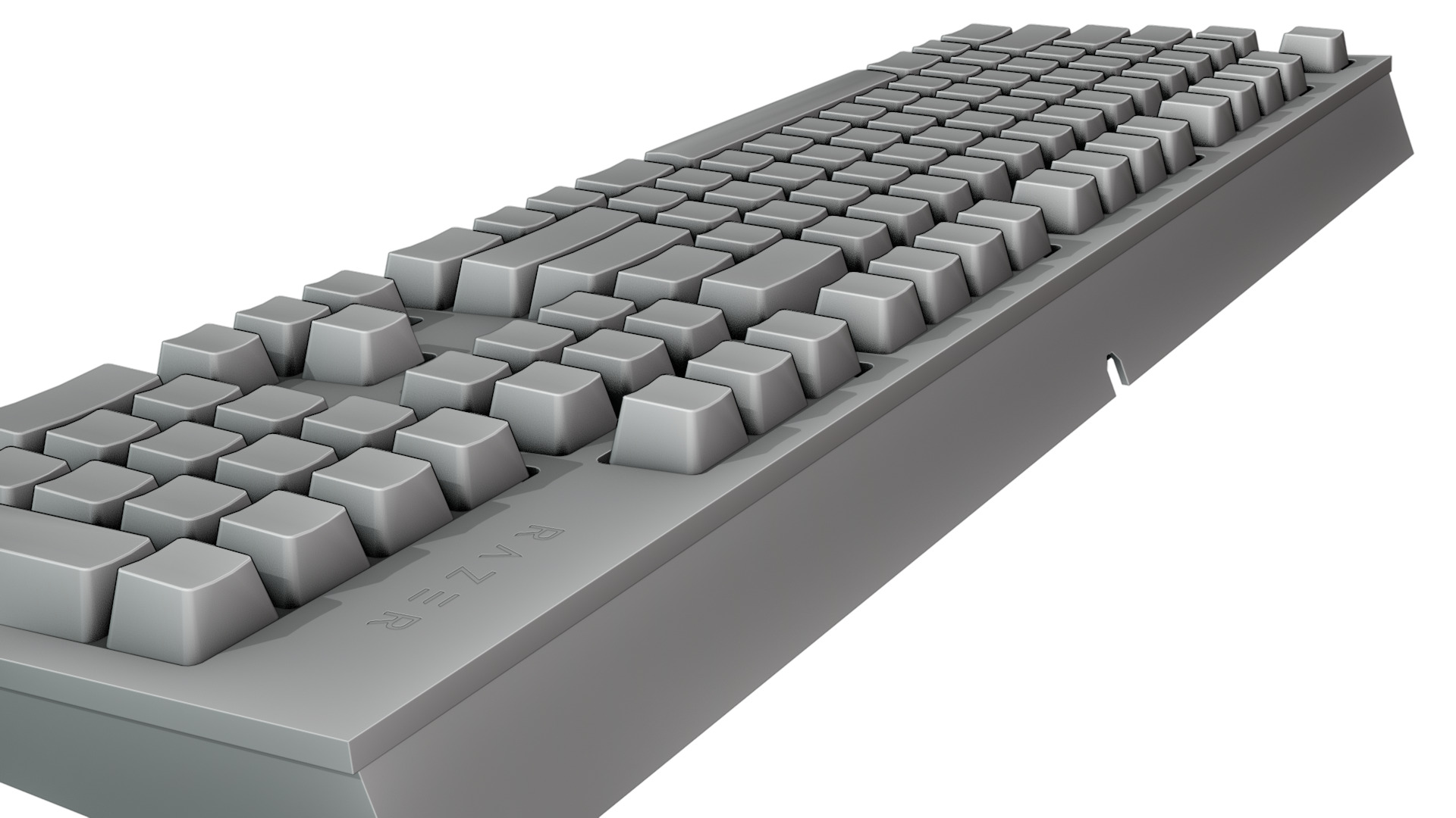 Razer Black Widow Gaming Keyboard free 3D model | CGTrader