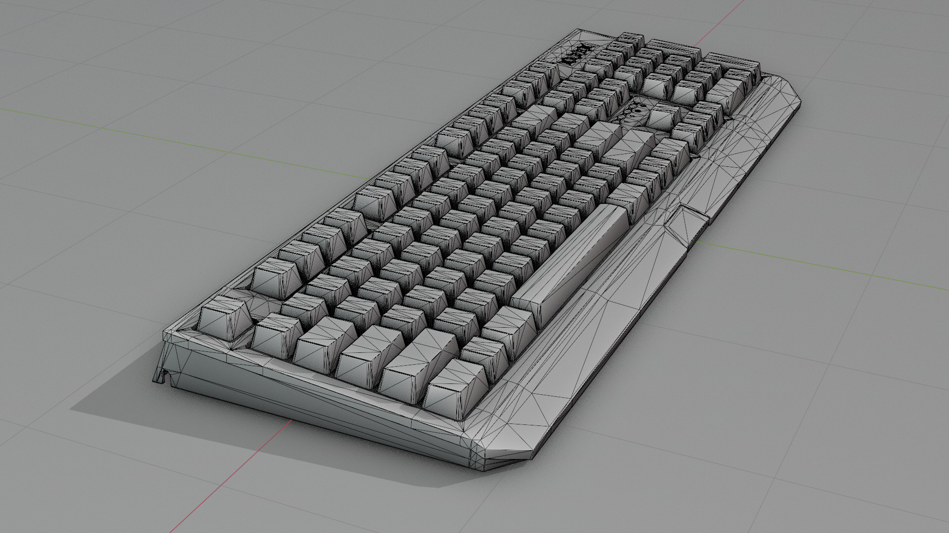 Razer Black Widow Gaming Keyboard free 3D model | CGTrader