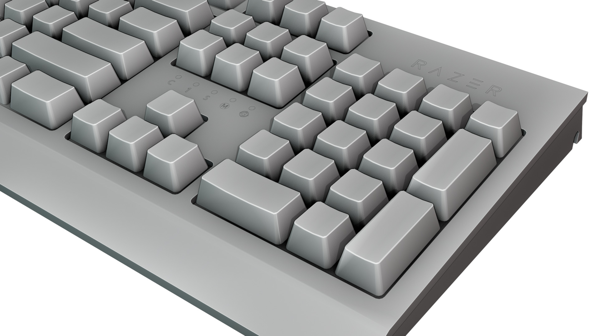 Razer Black Widow Gaming Keyboard free 3D model | CGTrader