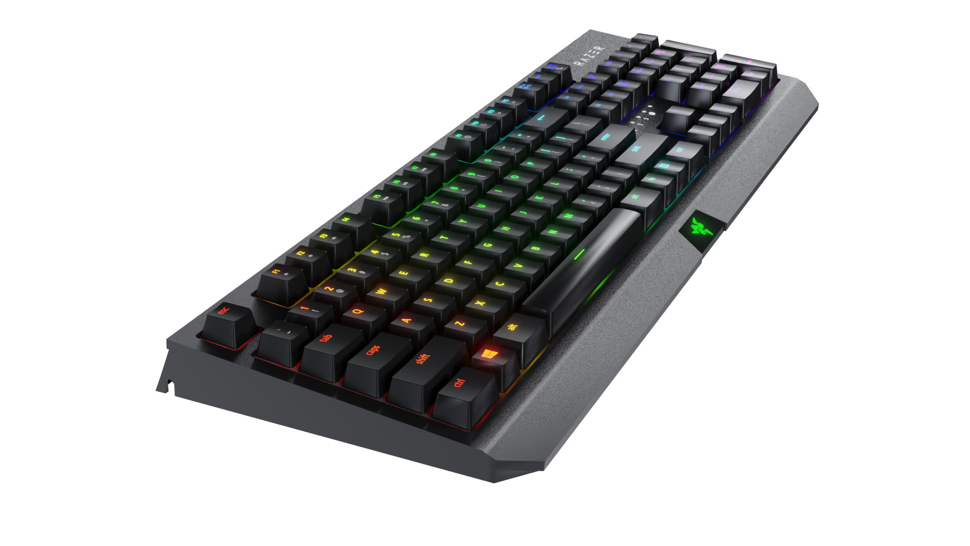 Razer Black Widow Gaming Keyboard free 3D model | CGTrader