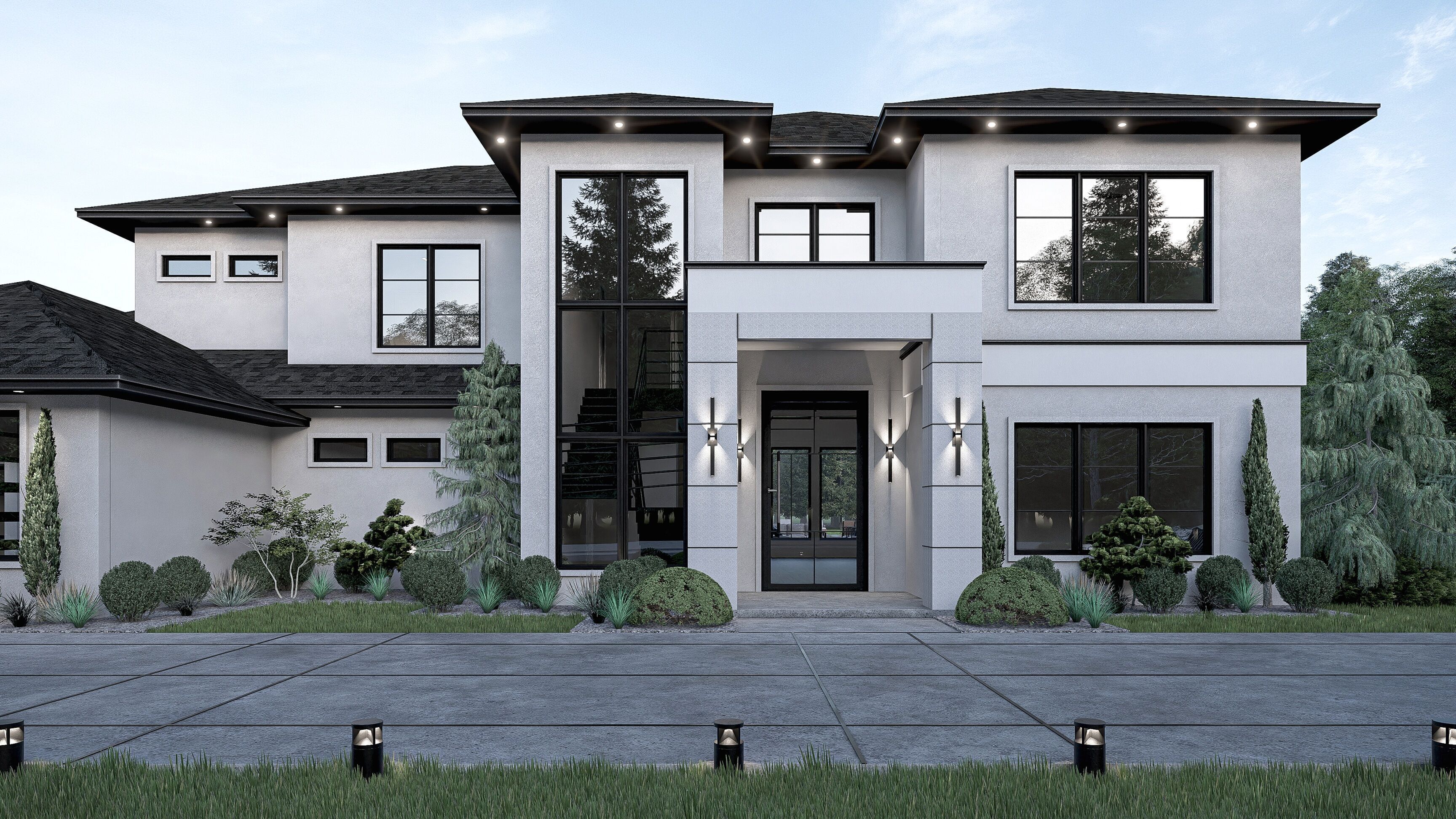 Modern House Stl-dae Digital File 3D Model of the house 3D model 3D ...