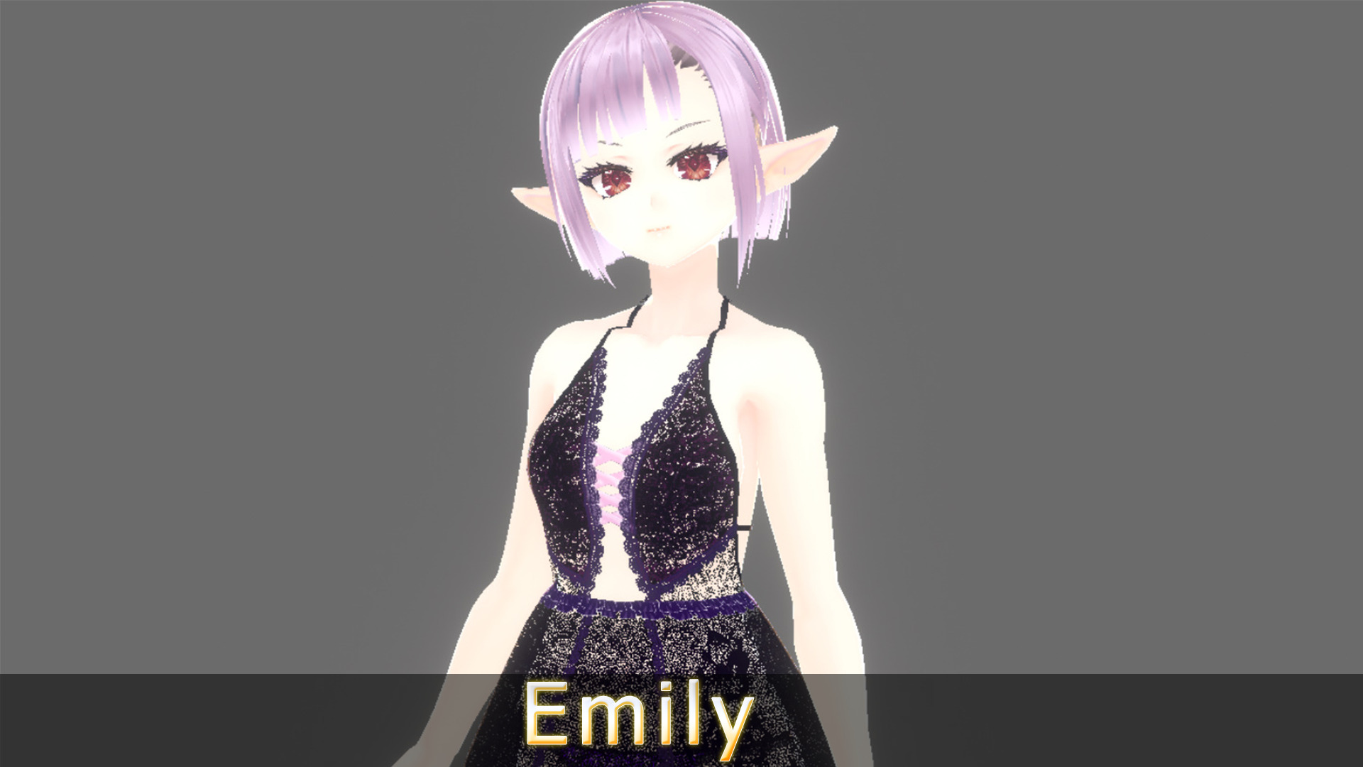 Anime Character - Emily-Dress free 3D model animated rigged | CGTrader