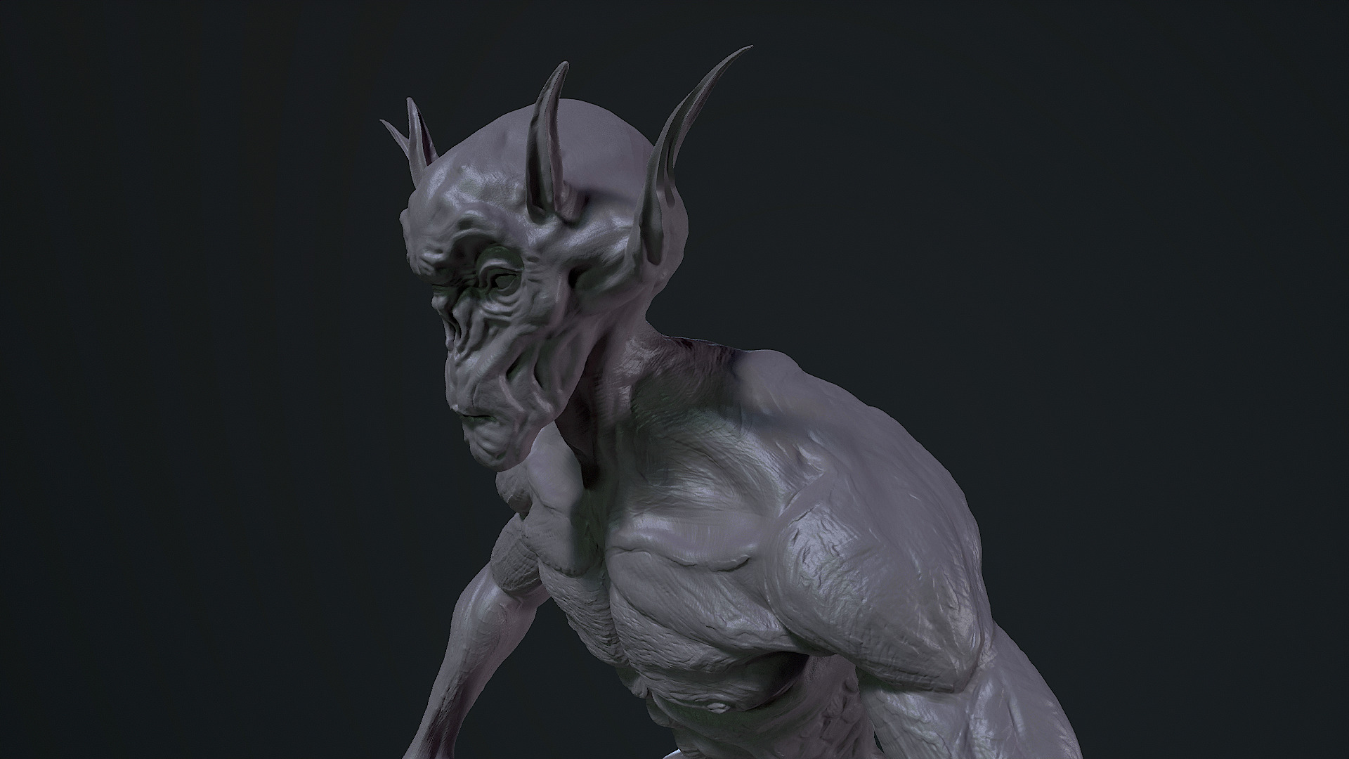 Alien Demon Creature- 3D Model for 3D Printing 3D model 3D printable ...