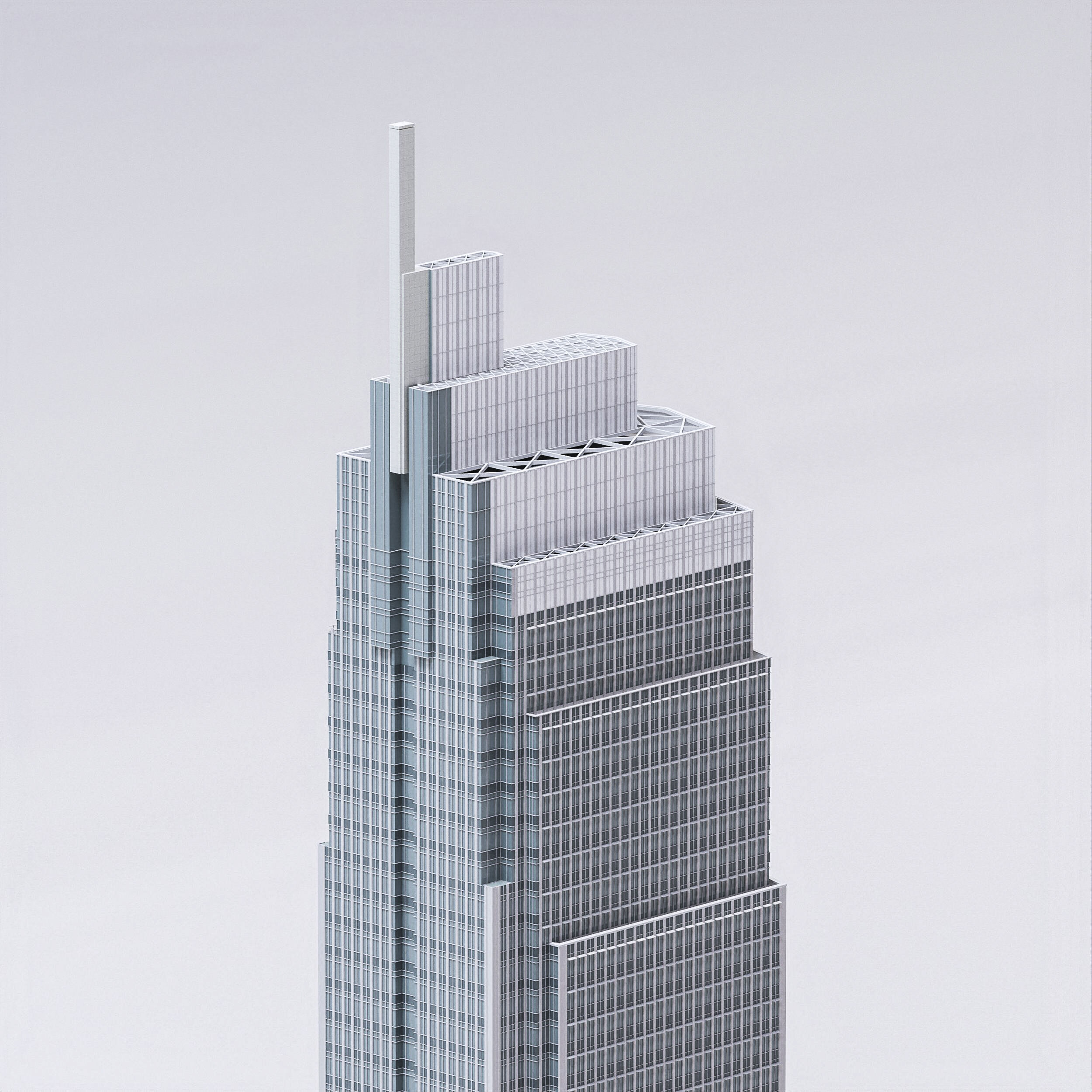 VIETCOMBANK TOWER - 3D MODEL - SAIGON 3D model | CGTrader