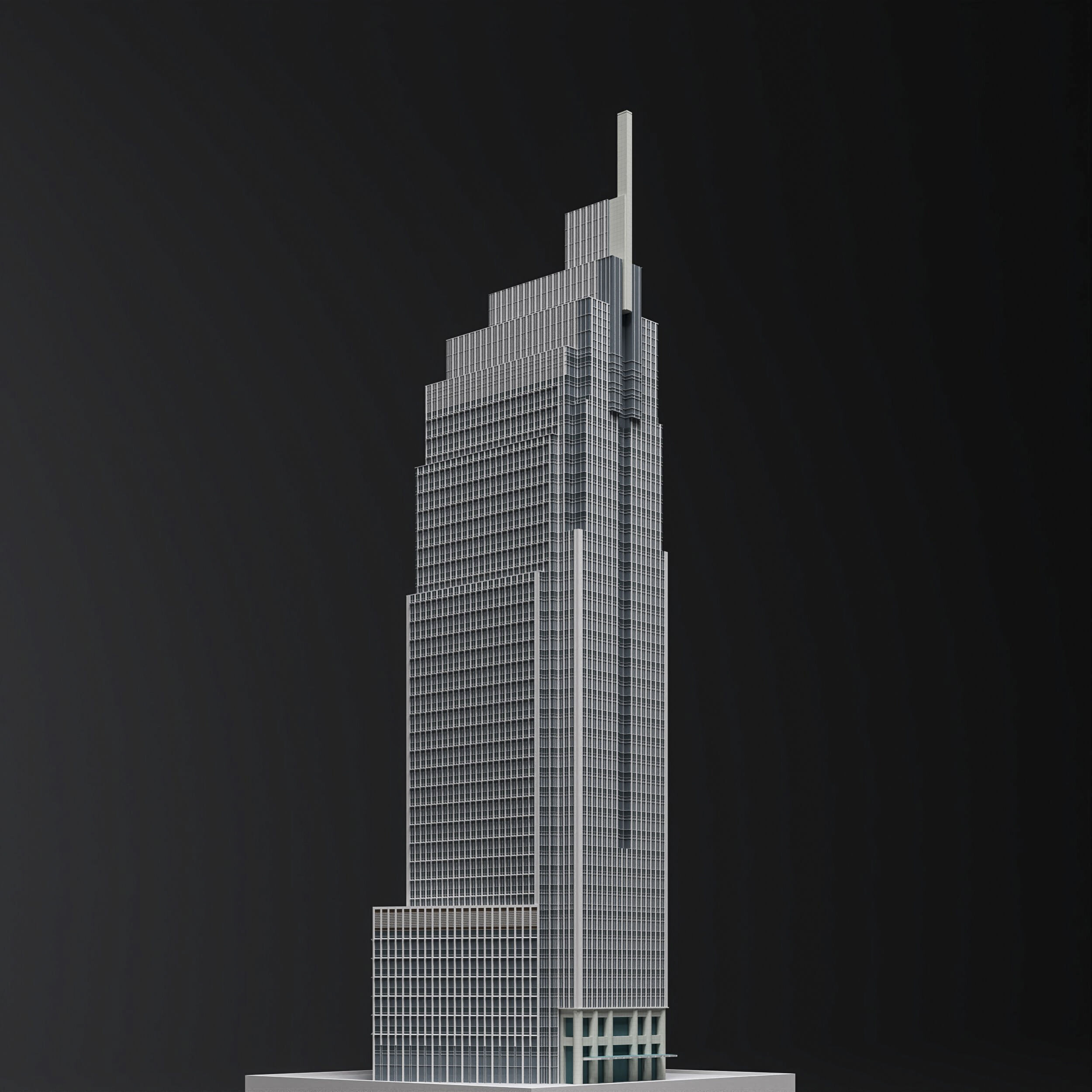 VIETCOMBANK TOWER - 3D MODEL - SAIGON 3D model | CGTrader
