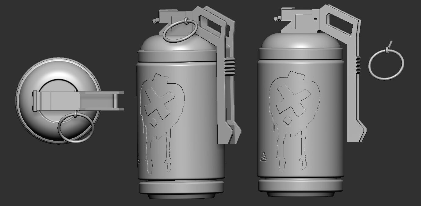 Raze Granade Paint Shells - Valorant 3D model 3D printable | CGTrader