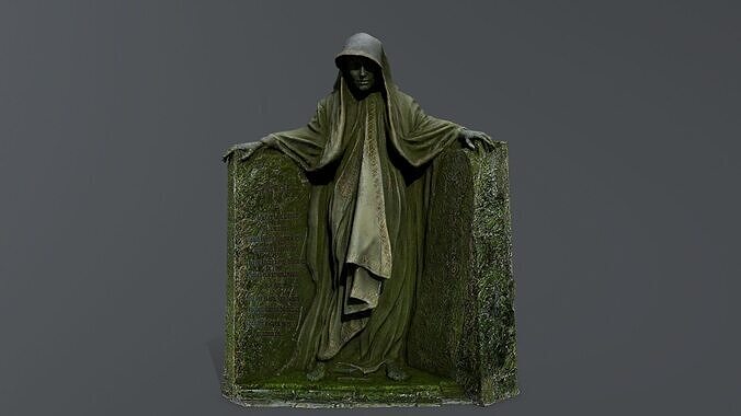 3D model Dark statue VR / AR / low-poly | CGTrader