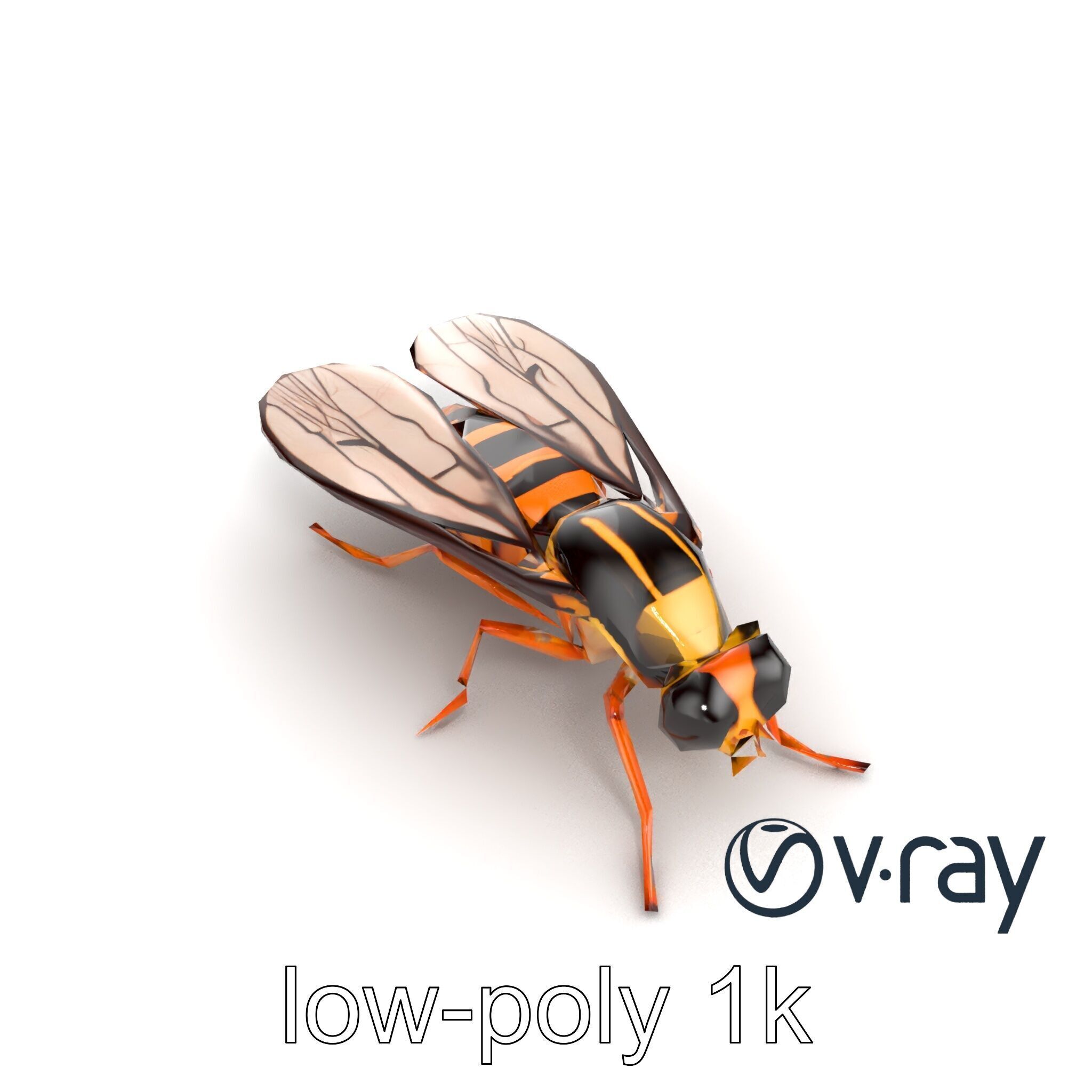 3D model Bioluminescent Firefly 3D model pack VR / AR / low-poly | CGTrader