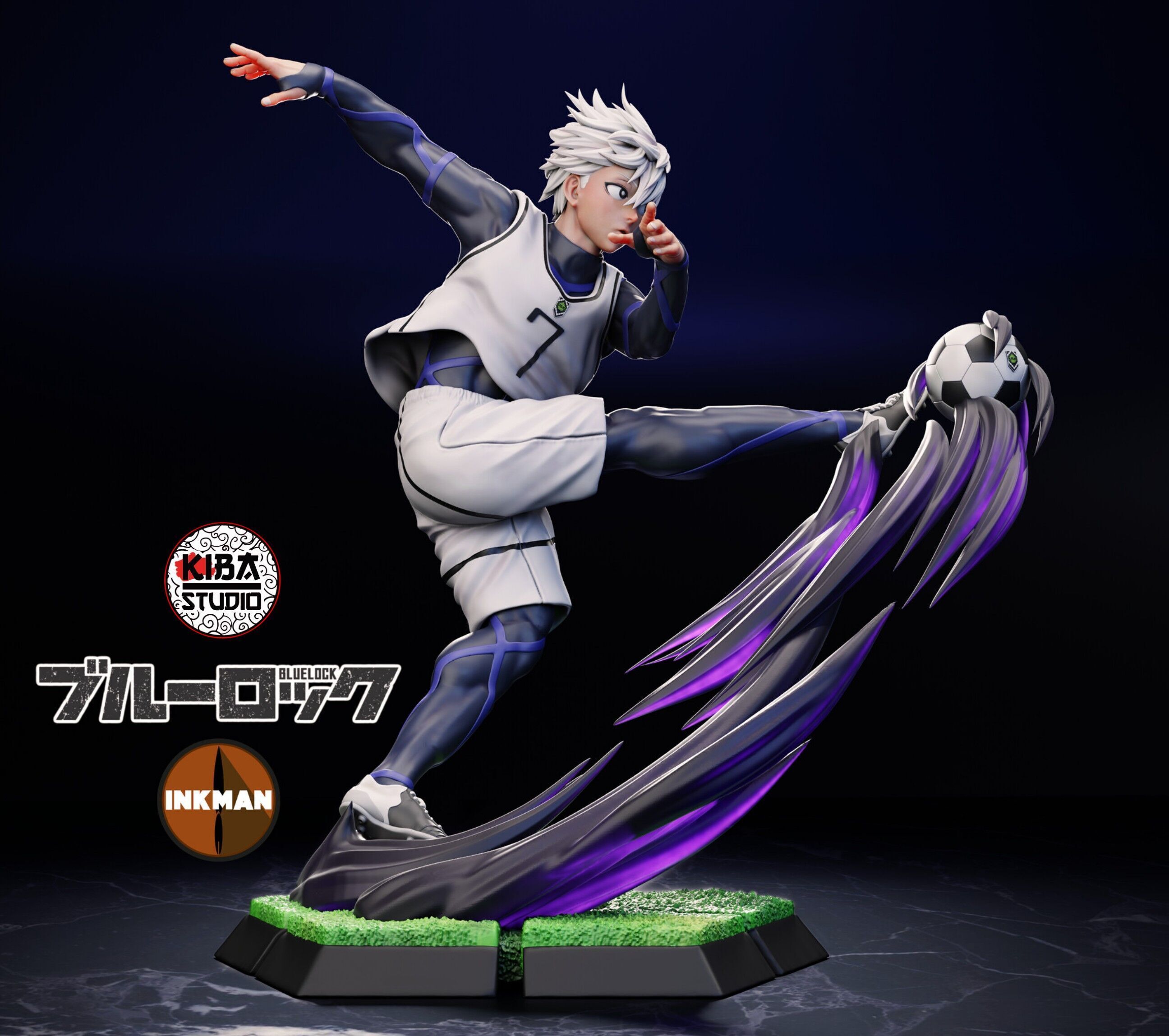 Seishiro Nagi Blue Lock 3D model 3D printable | CGTrader