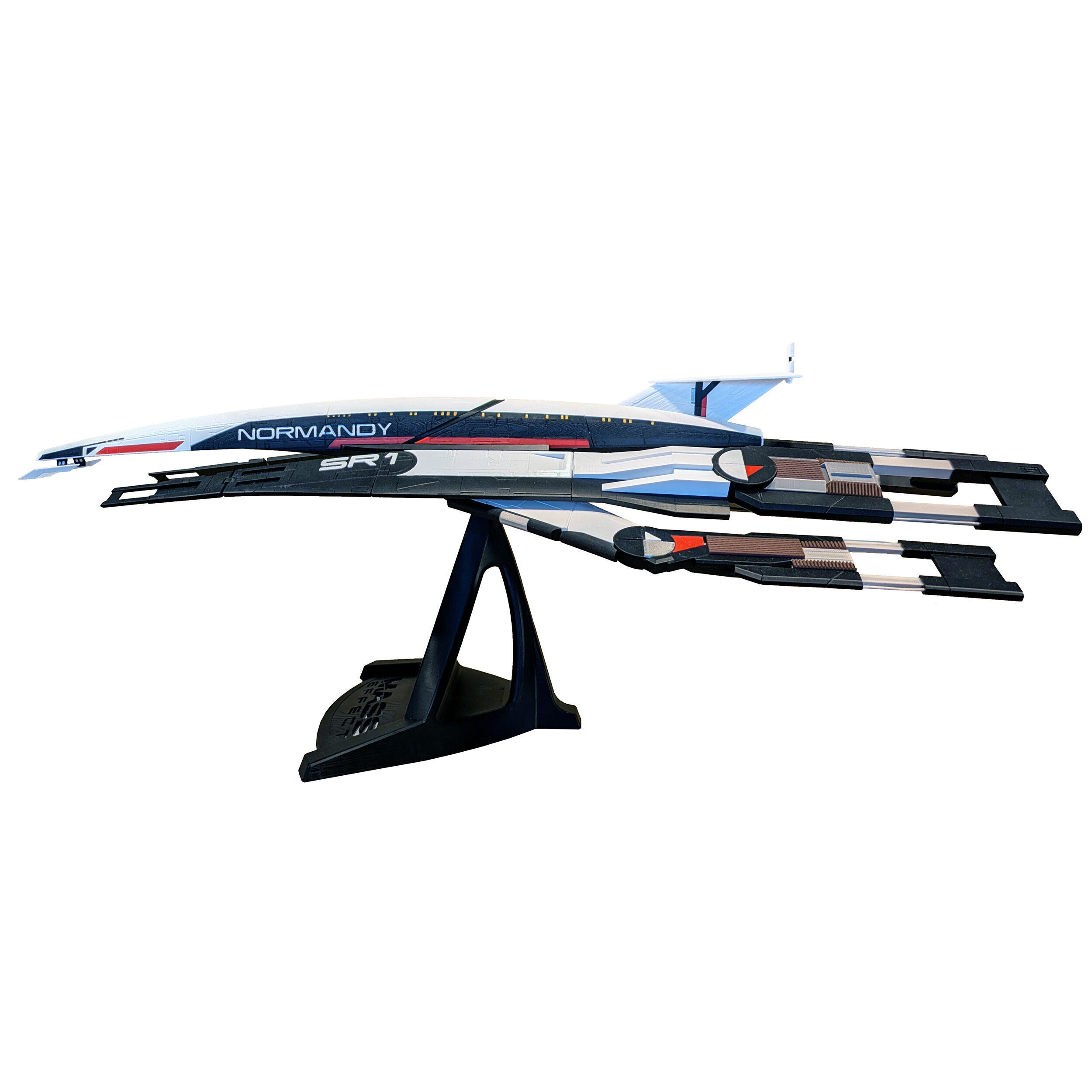 MASS EFFECT NORMANDY SR1 DETAILED PRINTABLE WITH INSTRUCTIONS 3D model ...