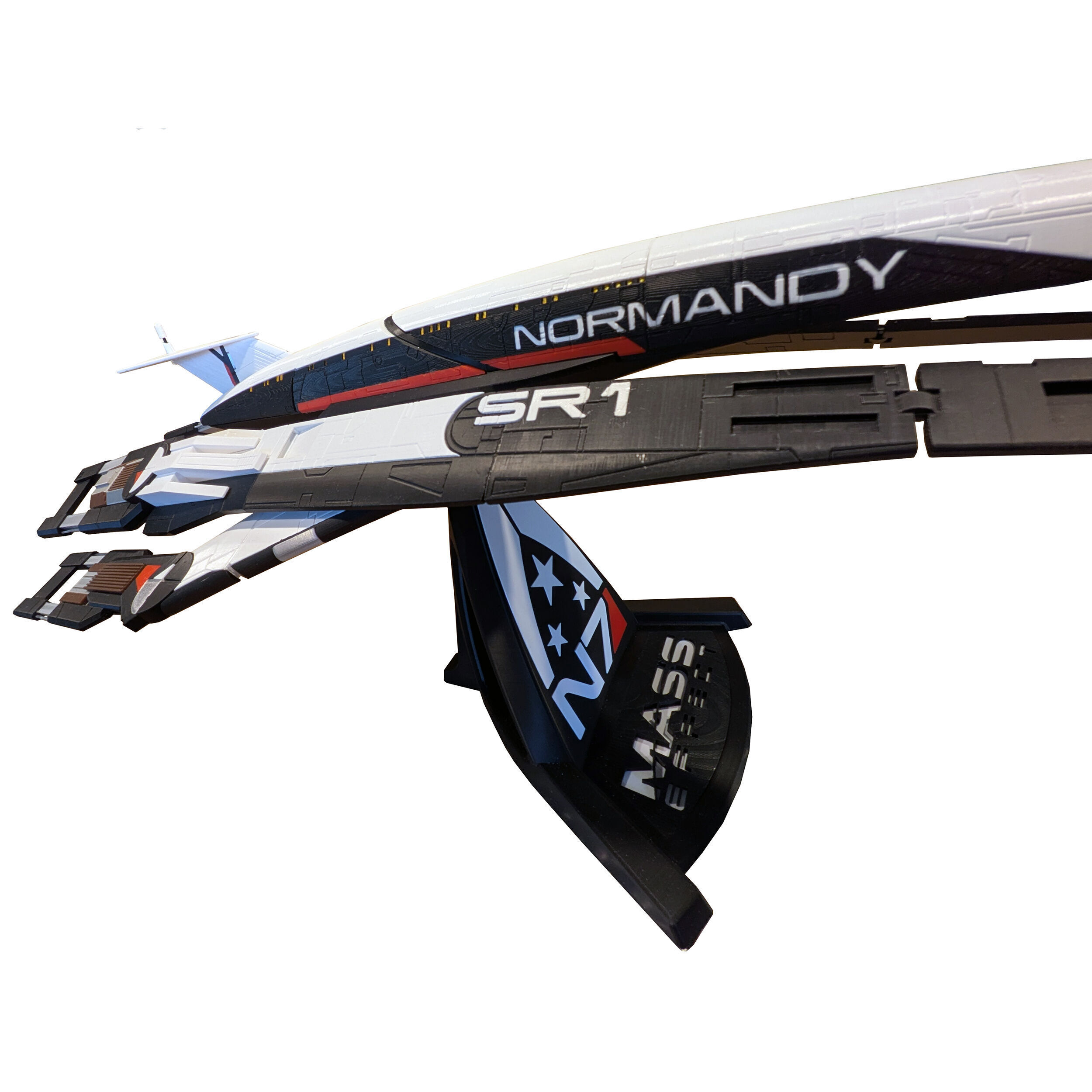 Mass Effect Normandy Sr1 Detailed Printable With Instructions 3d Model 2957