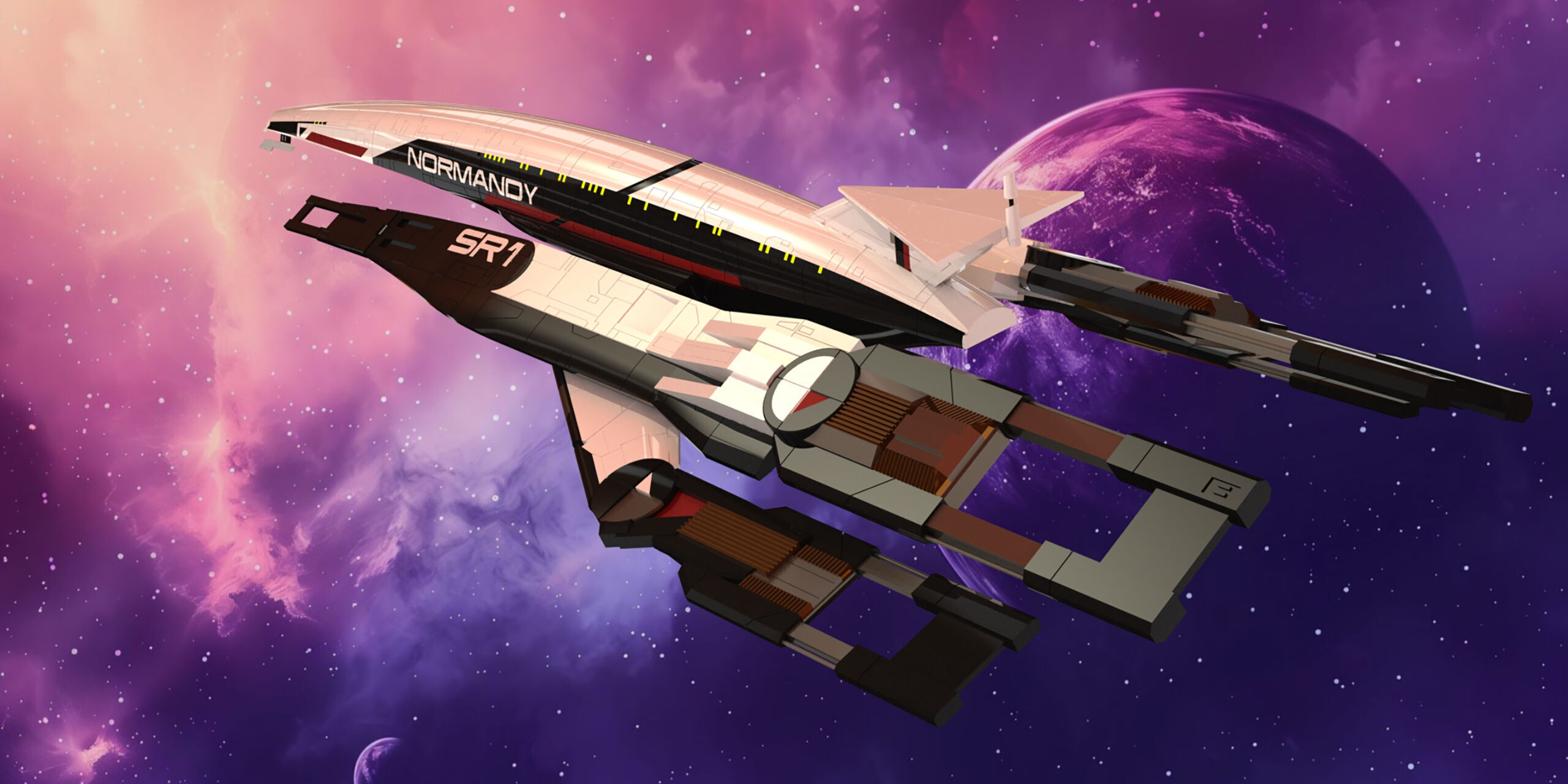 Mass Effect Normandy Sr1 Detailed Printable With Instructions 3d Model 8337