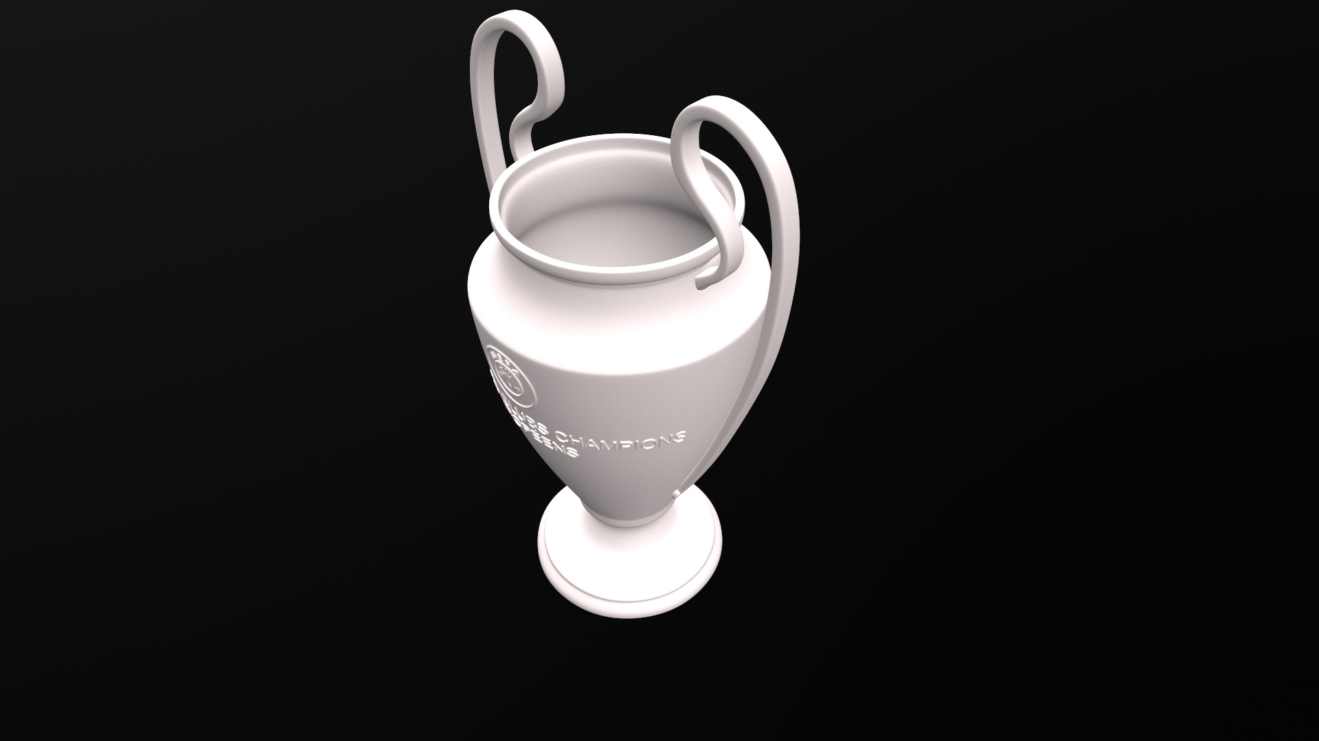 UEFA Champions League-UCL Trophy 3D model 3D printable | CGTrader
