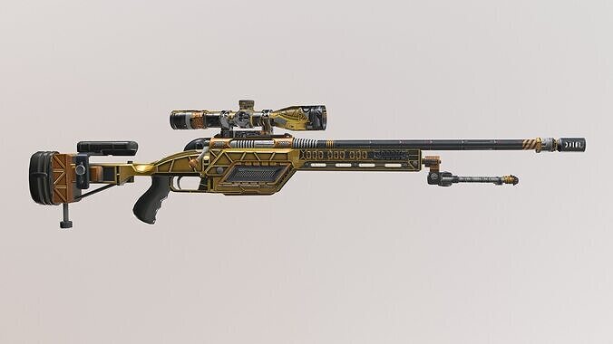 3D model SSG 08 Big Iron Skin in CS2 VR / AR / low-poly | CGTrader