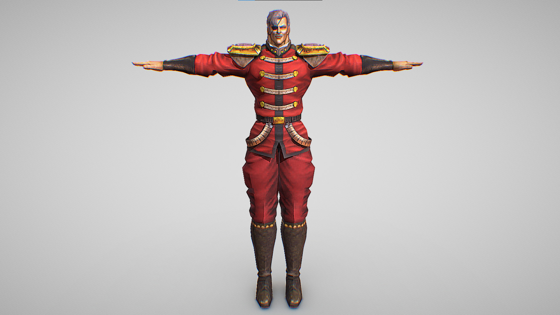 3D model Dagar - Fist Of The North Star - Legends Revive VR / AR / low ...