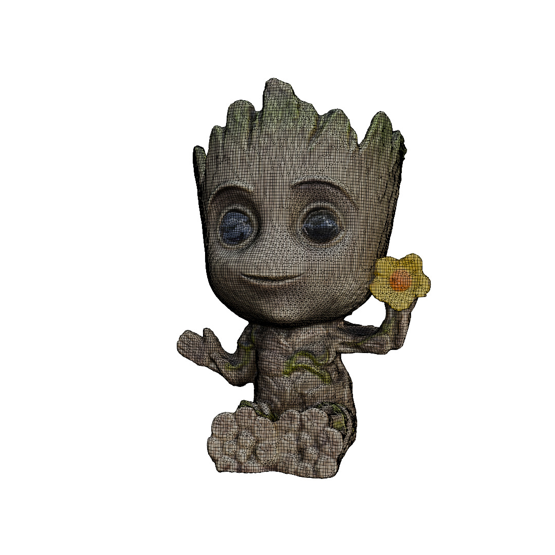 Grut 3D Model - Fantasy Cartoon Character Adorable Tree Spirit 3D model ...