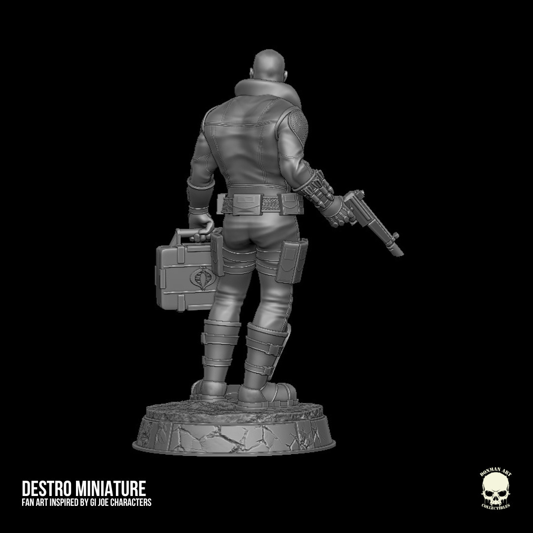 Destro miniature Fan Art 3D printable files 3D model 3D printable ...
