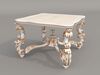 Classic European Style Coffee Table and Armchair 28 3D model | CGTrader