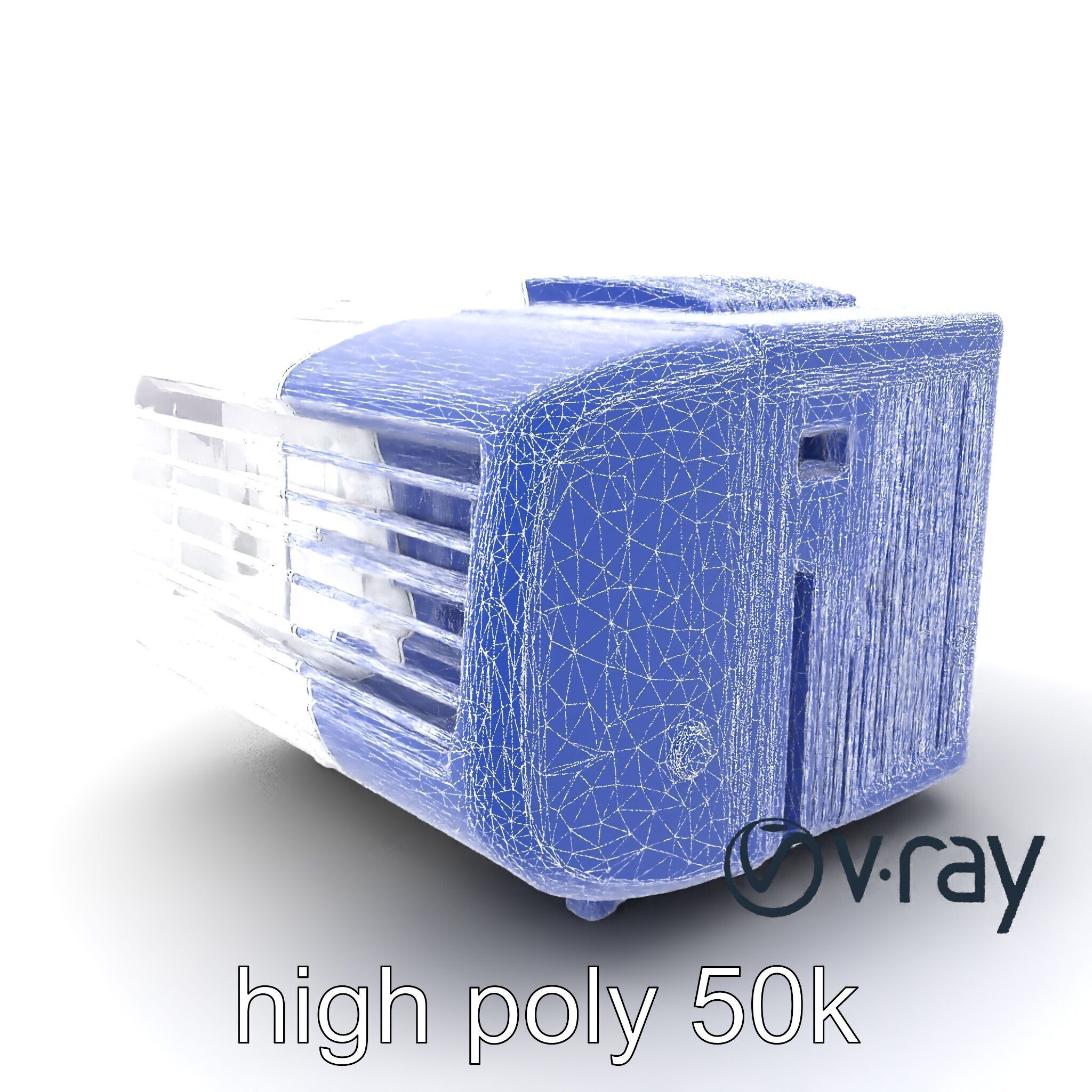 3D model Futuristic Smart Air Conditioner Model Pack VR / AR / low-poly ...