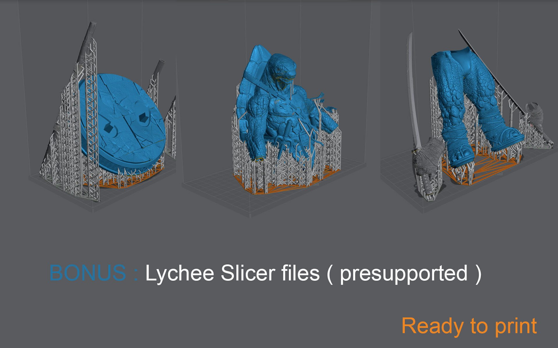 Ronin Turtle Ninja 3D model 3D printable | CGTrader
