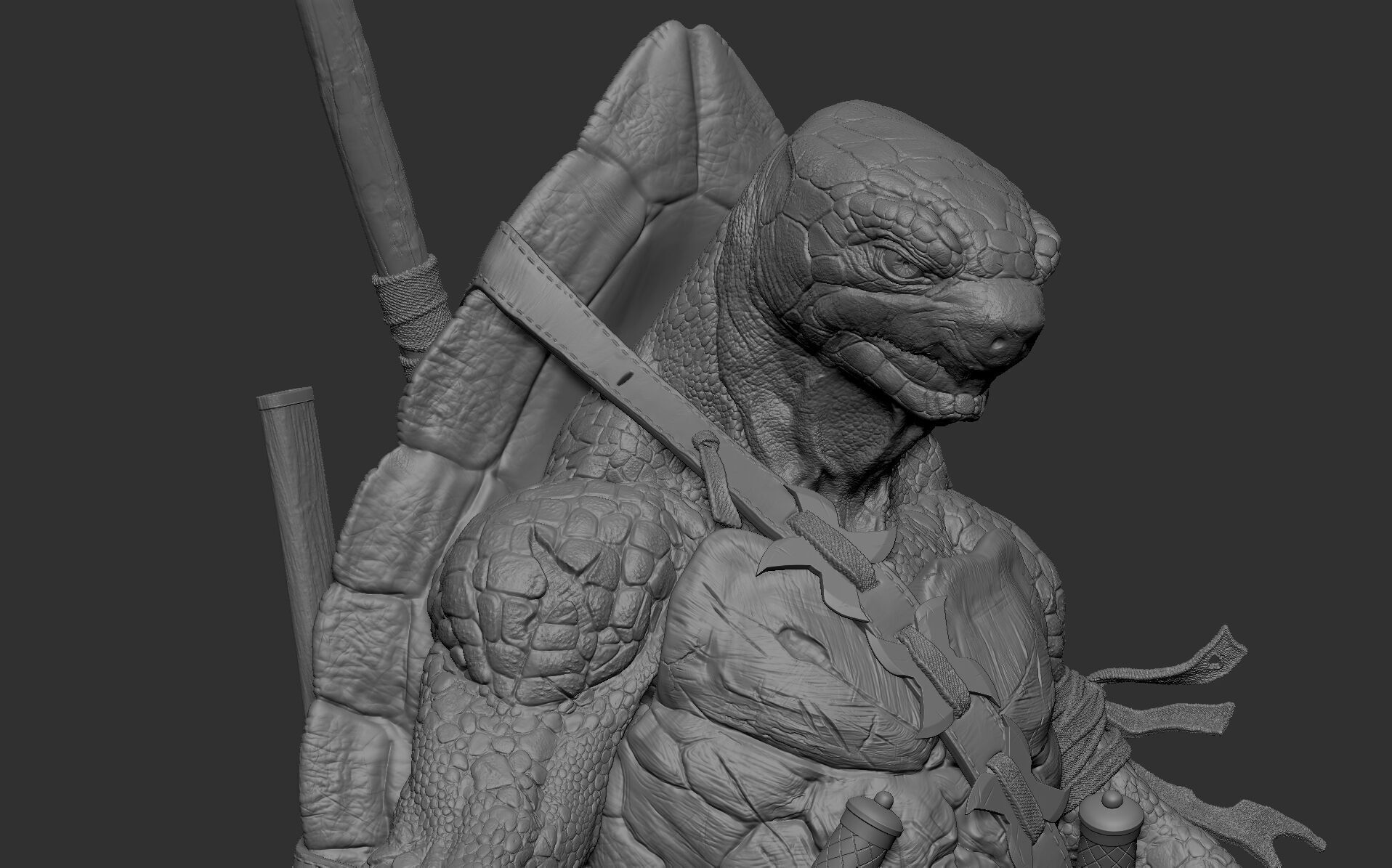 Ronin Turtle Ninja 3D model 3D printable | CGTrader