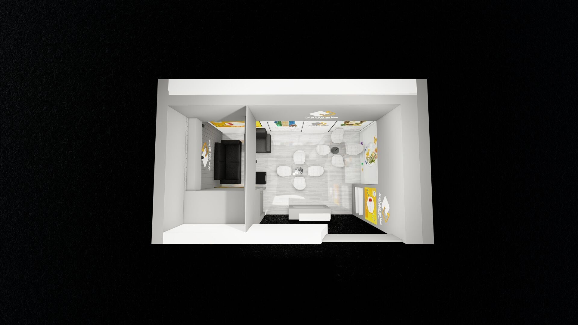 5x4 Exhibition Stand Design free 3D model | CGTrader