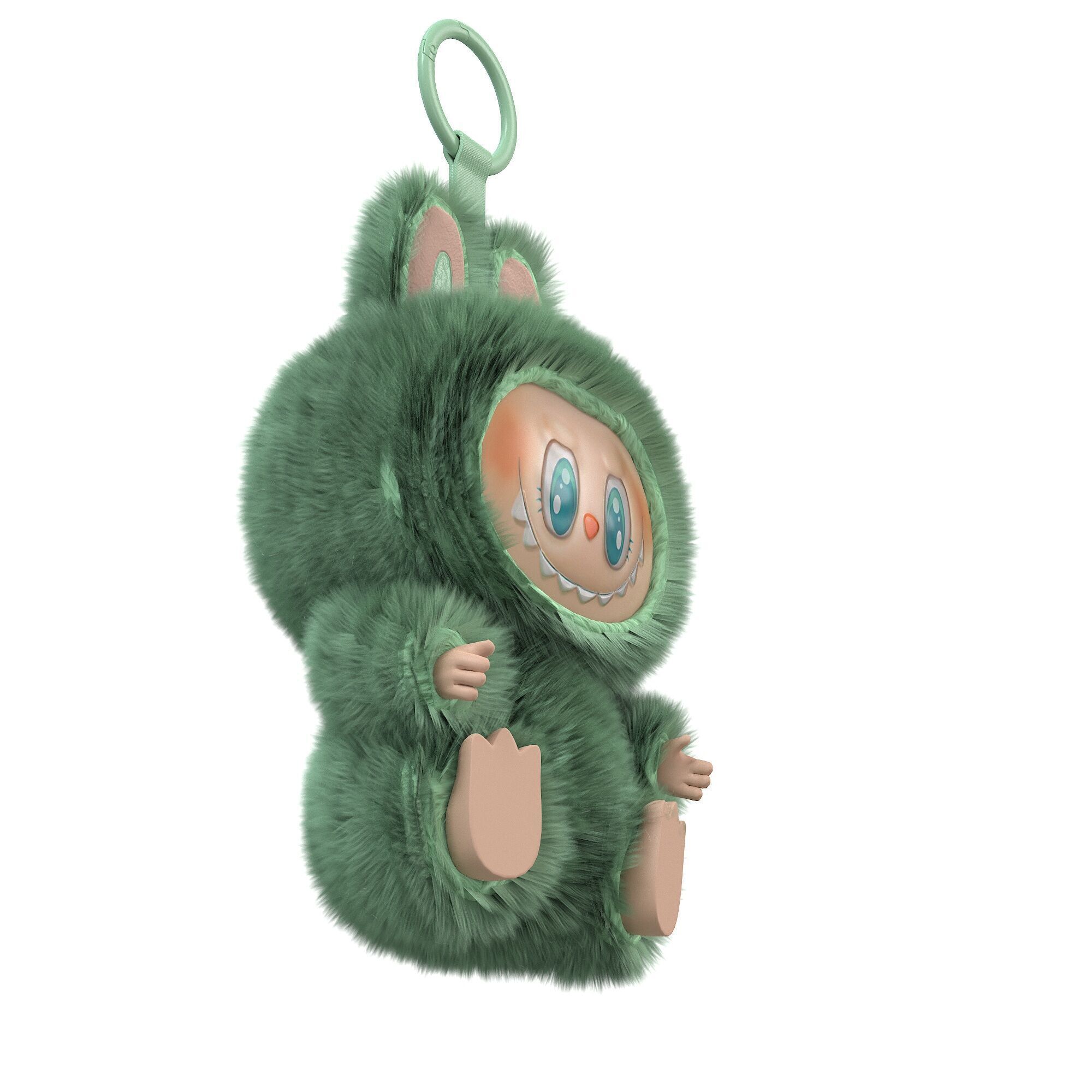 3D model Pop Mart Labubu Monster Keychain VR / AR / low-poly | CGTrader
