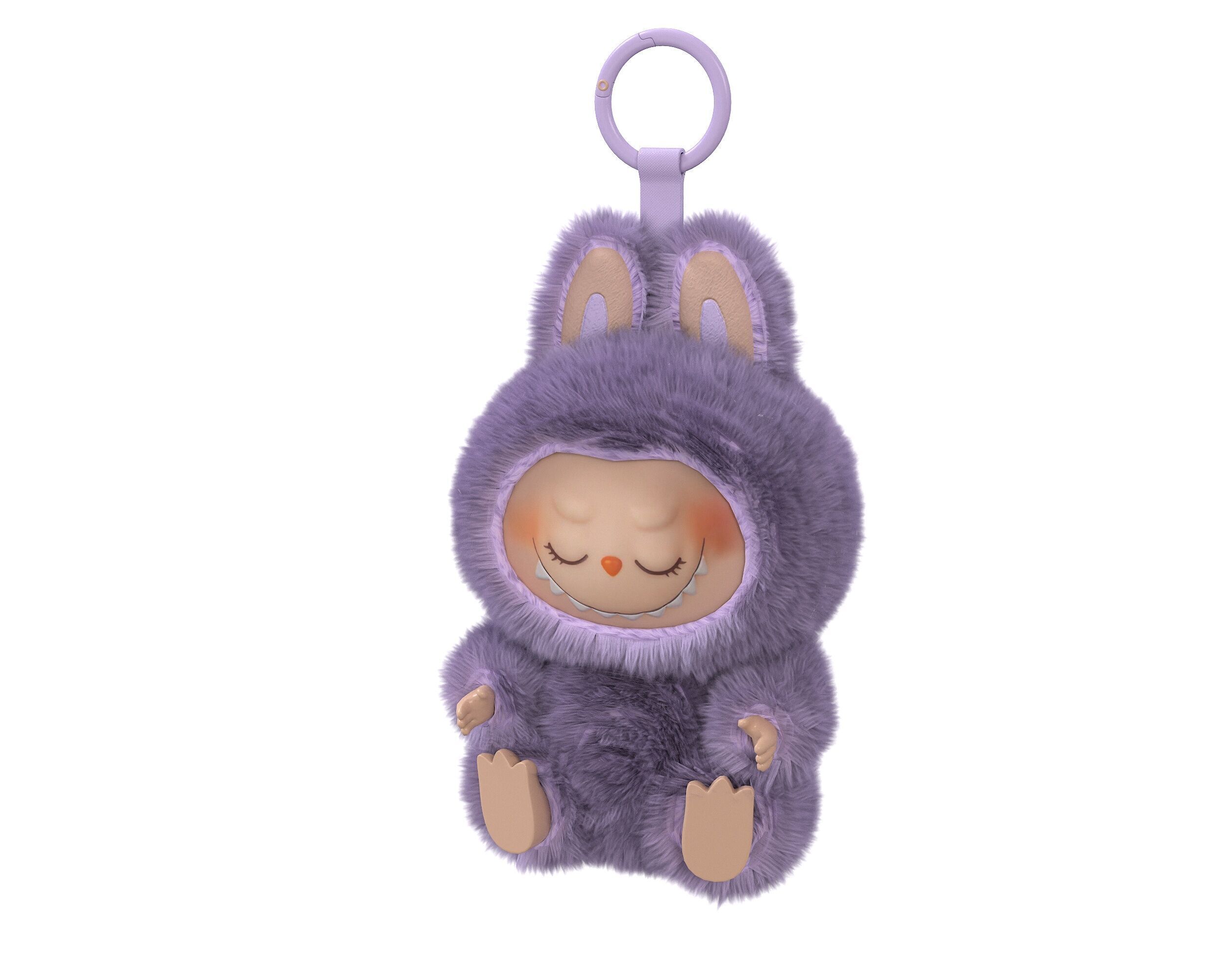 3D model Pop Mart Labubu Monster Keychain VR / AR / low-poly | CGTrader
