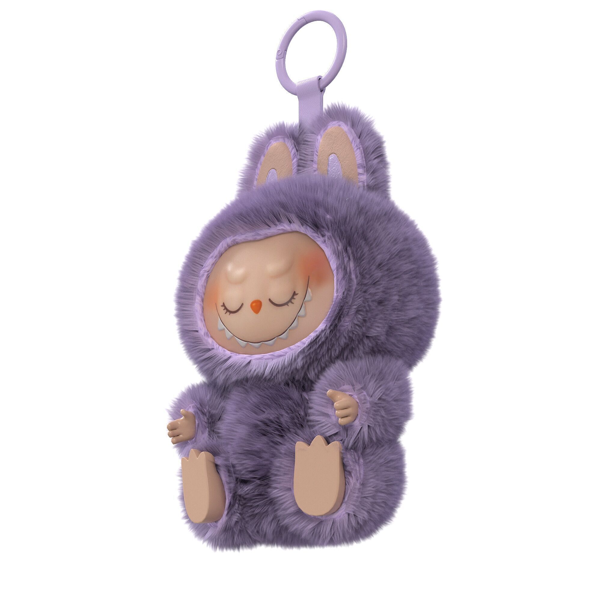 3D model Pop Mart Labubu Monster Keychain VR / AR / low-poly | CGTrader