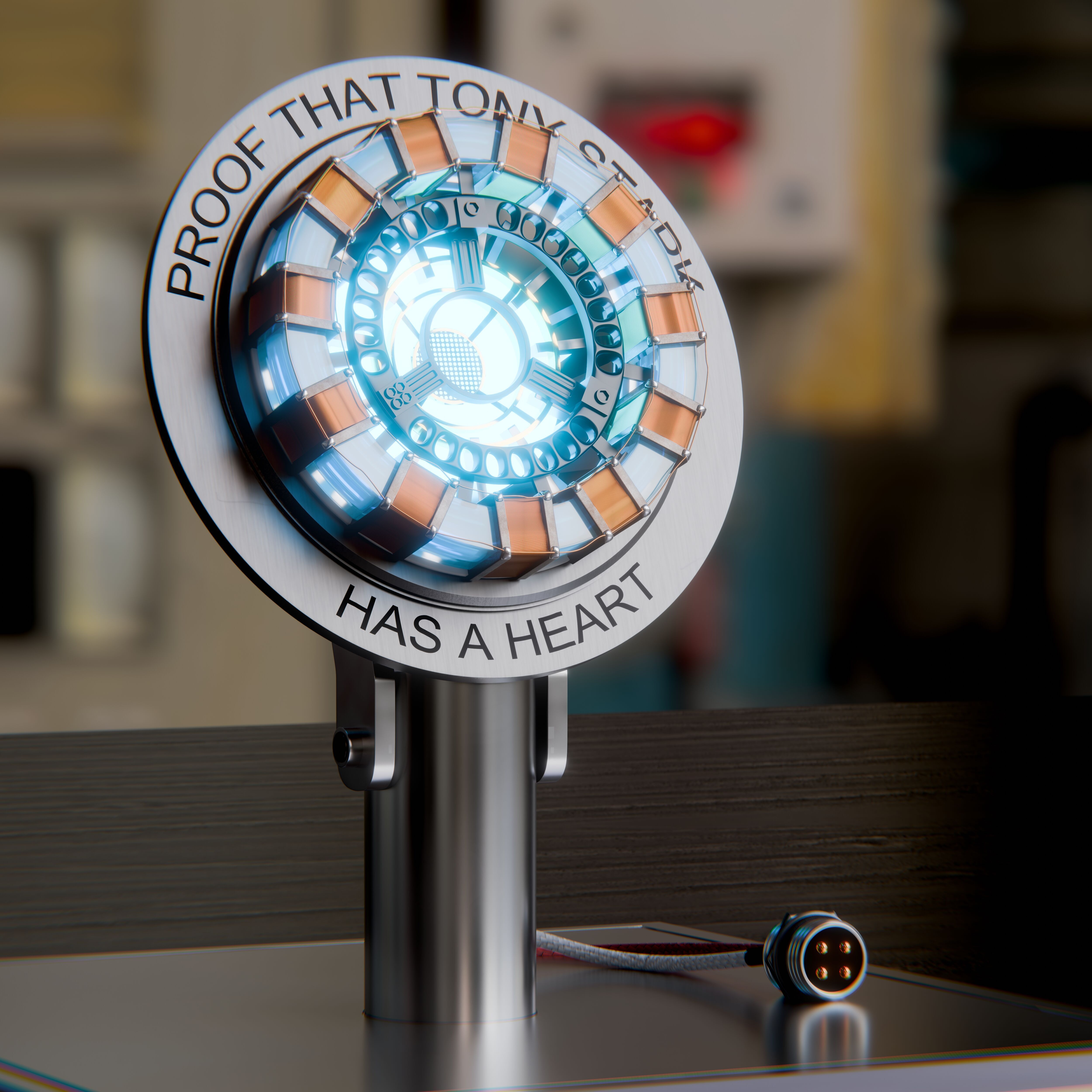 Blender Iron Man Arc Reactor 3D model | CGTrader