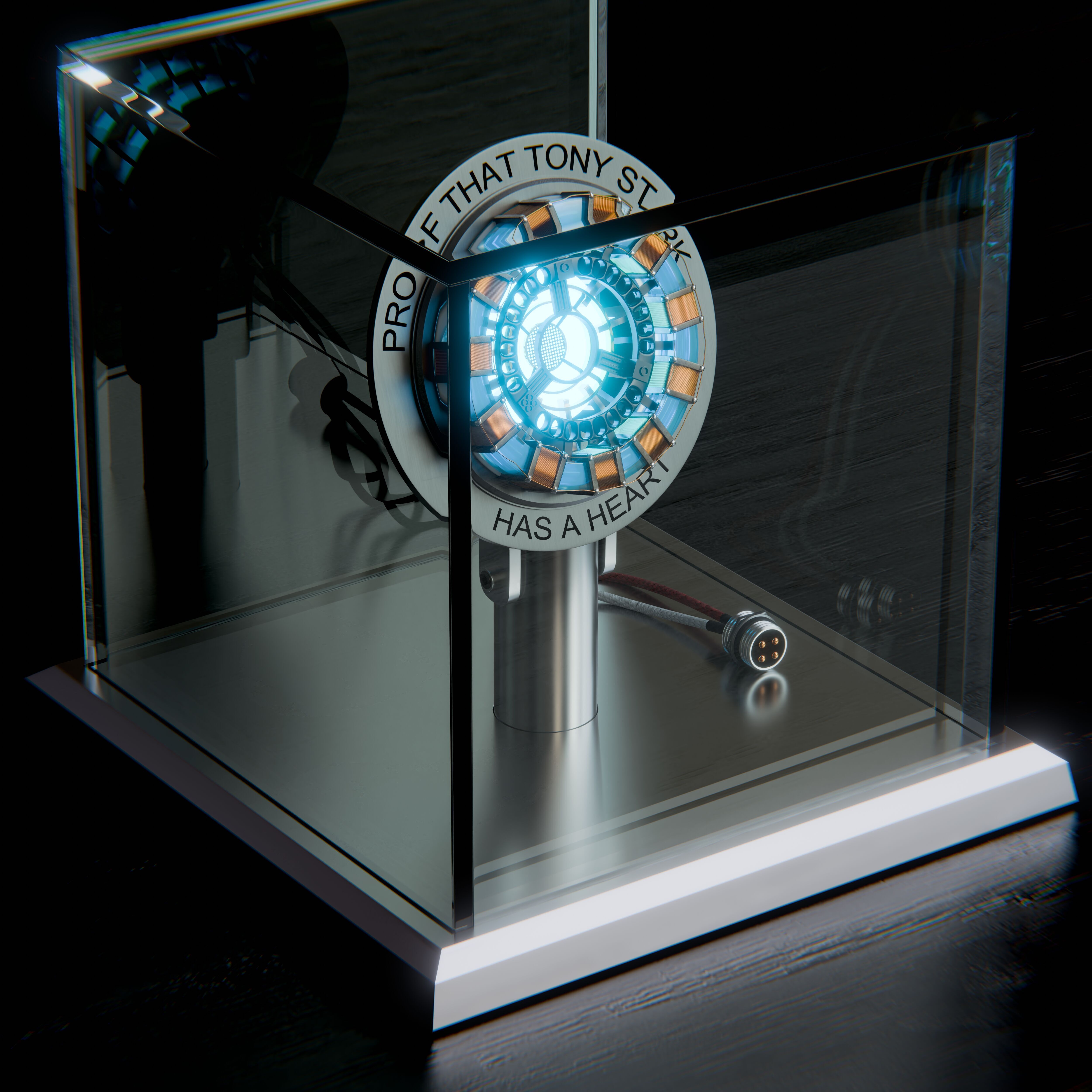 Blender Iron Man Arc Reactor 3D model | CGTrader