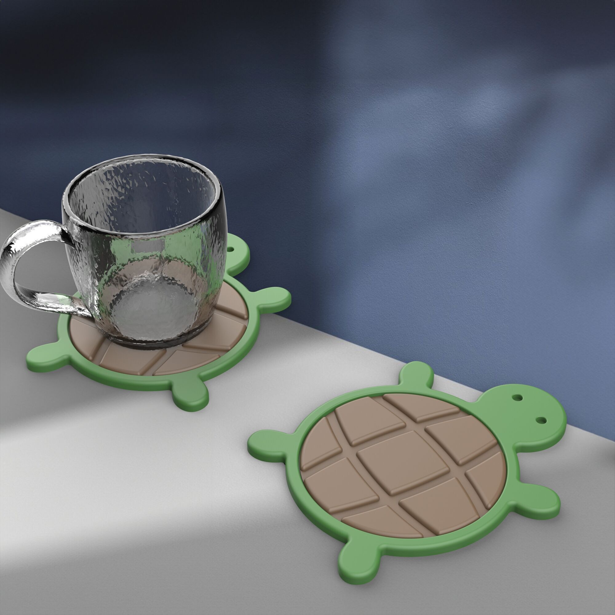 Turtle coaster free 3D model 3D printable | CGTrader