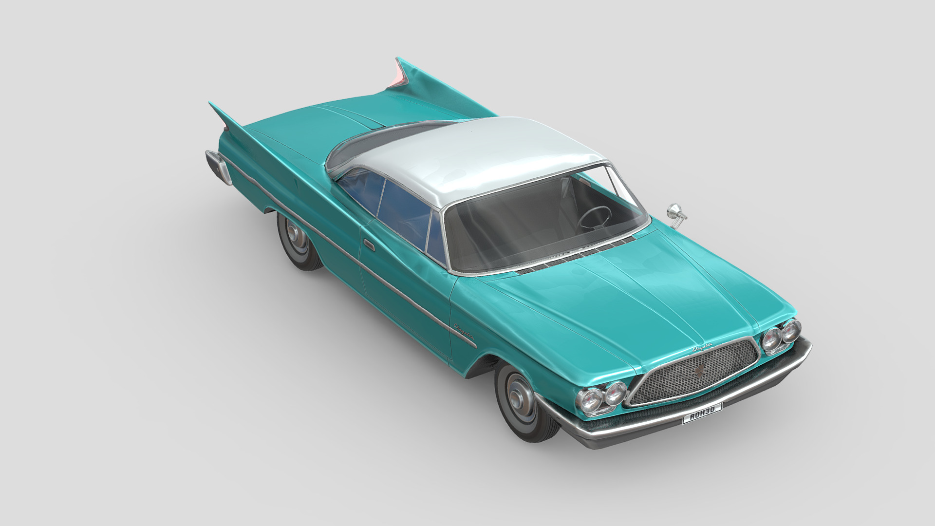 Chrysler Saratoga 1960 free VR / AR / low-poly 3D model | CGTrader