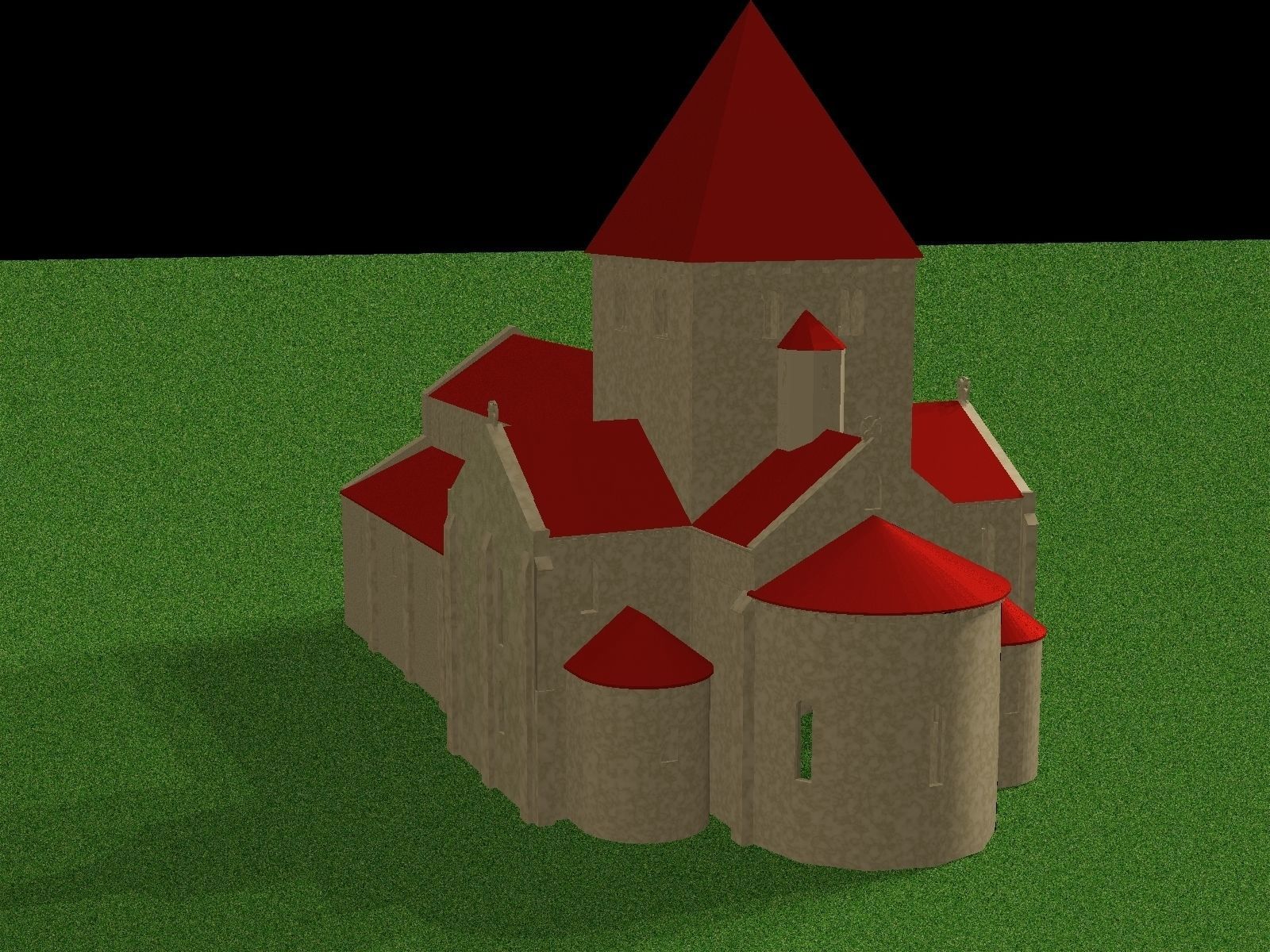 3D model Medieval Spanish Roman Church VR / AR / low-poly | CGTrader