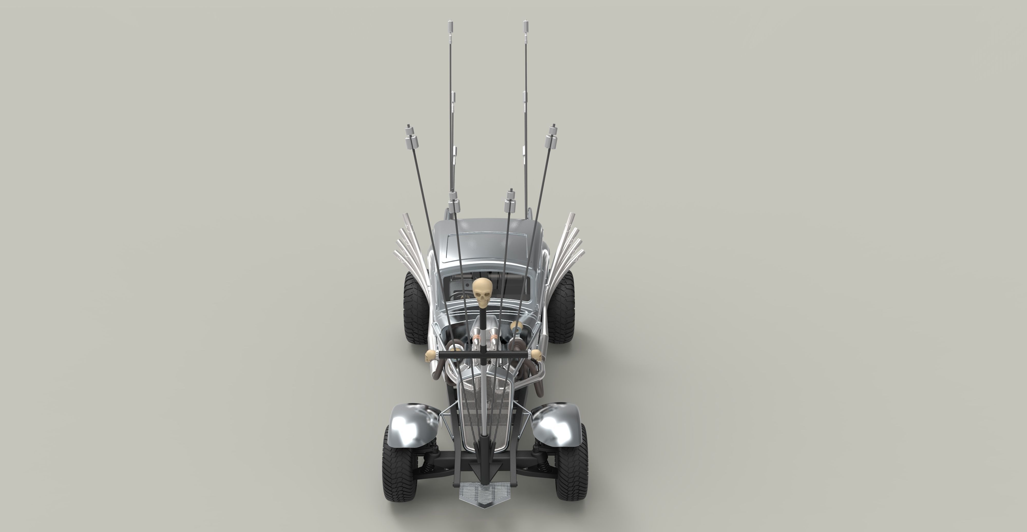 Nux car from the movie Mad Max Fury road 3D model | CGTrader