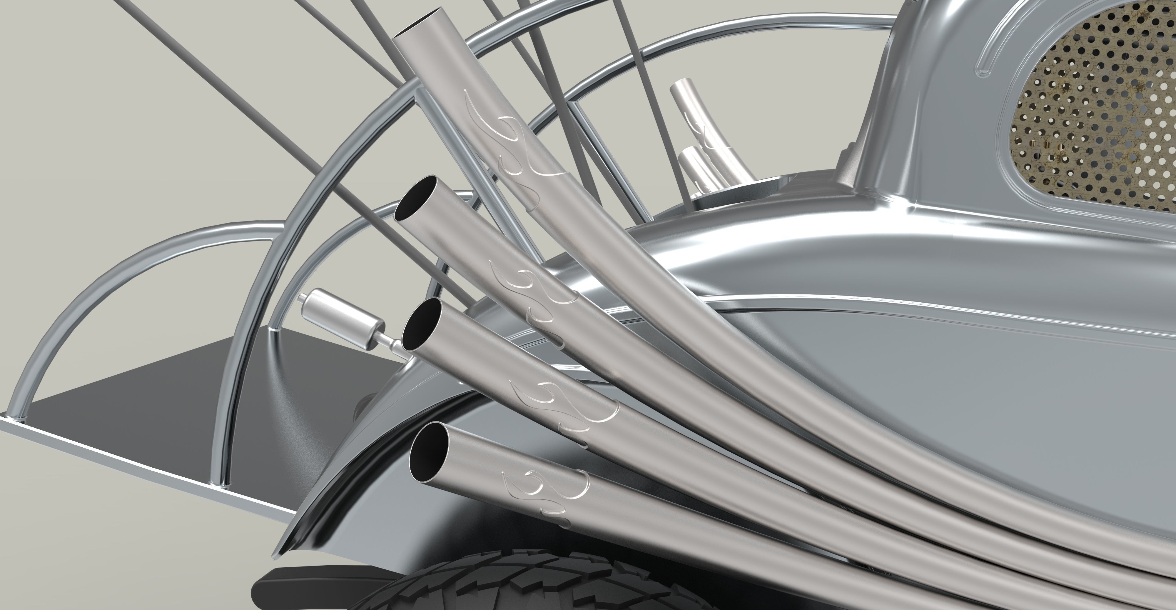 Nux car from the movie Mad Max Fury road 3D model | CGTrader