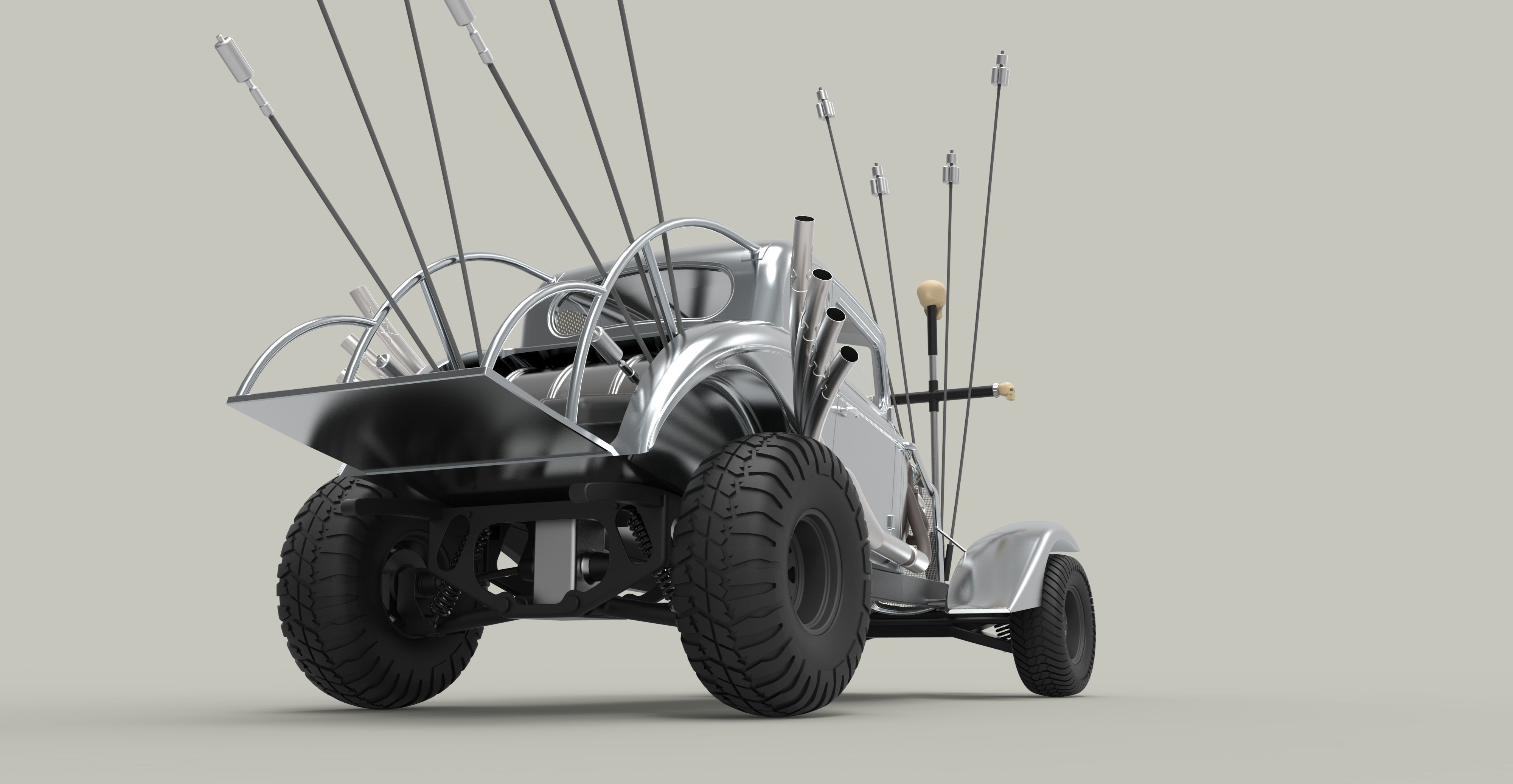 Nux car from the movie Mad Max Fury road 3D model | CGTrader