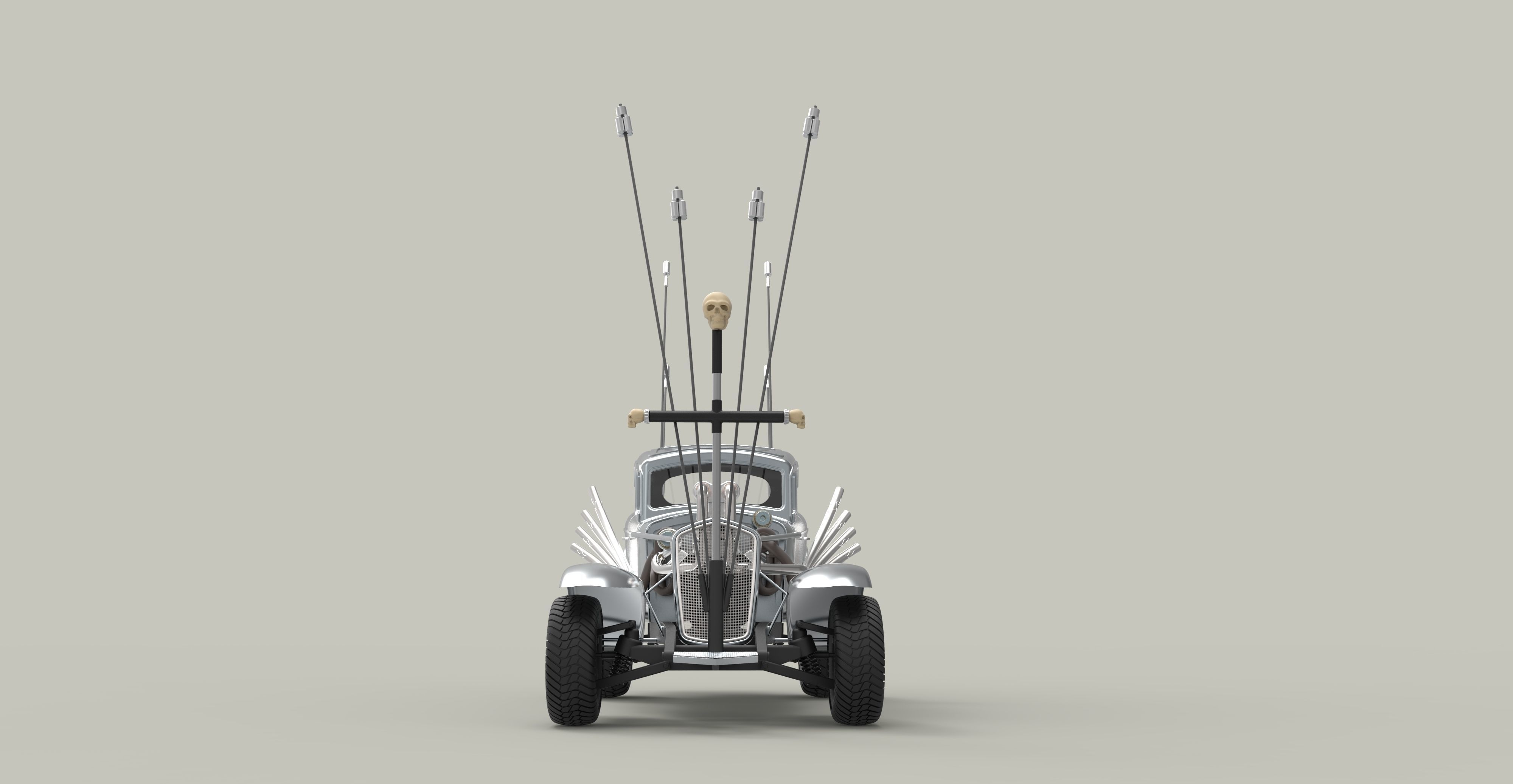 Nux car from the movie Mad Max Fury road 3D model | CGTrader