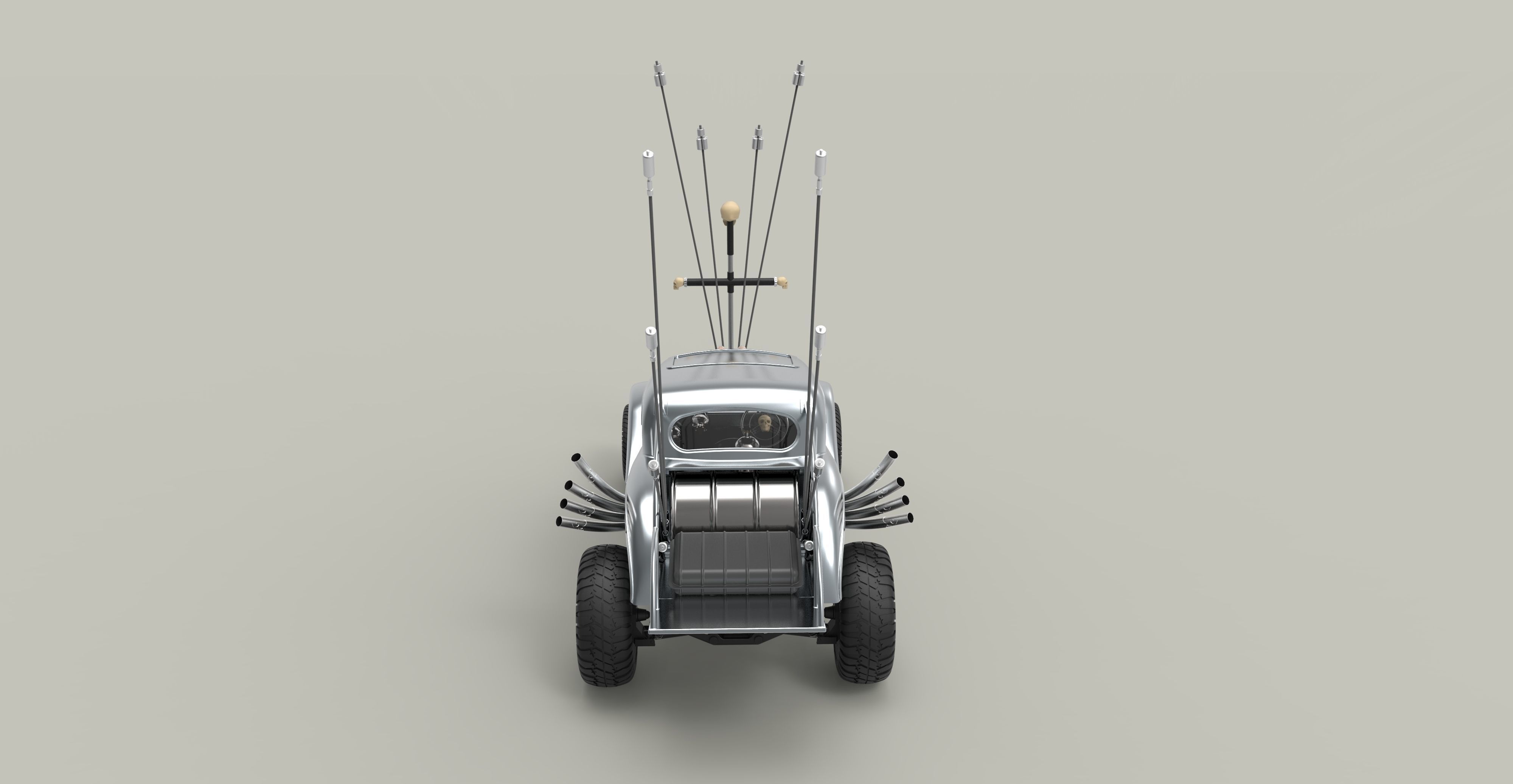 Nux car from the movie Mad Max Fury road 3D model | CGTrader