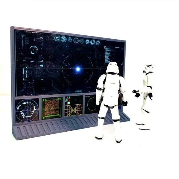 CUSTOM WALL COMPUTER SCREEN for STAR WARS and Other DIORAMA 3D model 3D ...