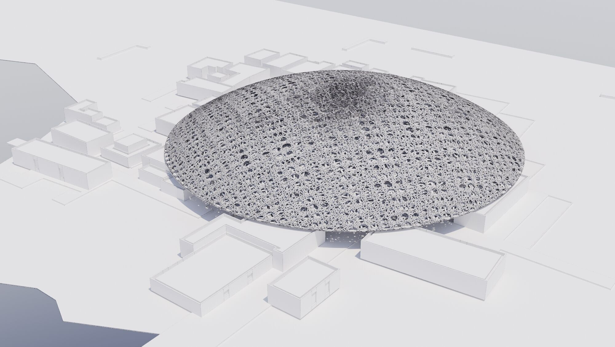 Louvre Abu Dhabi 3D model | CGTrader