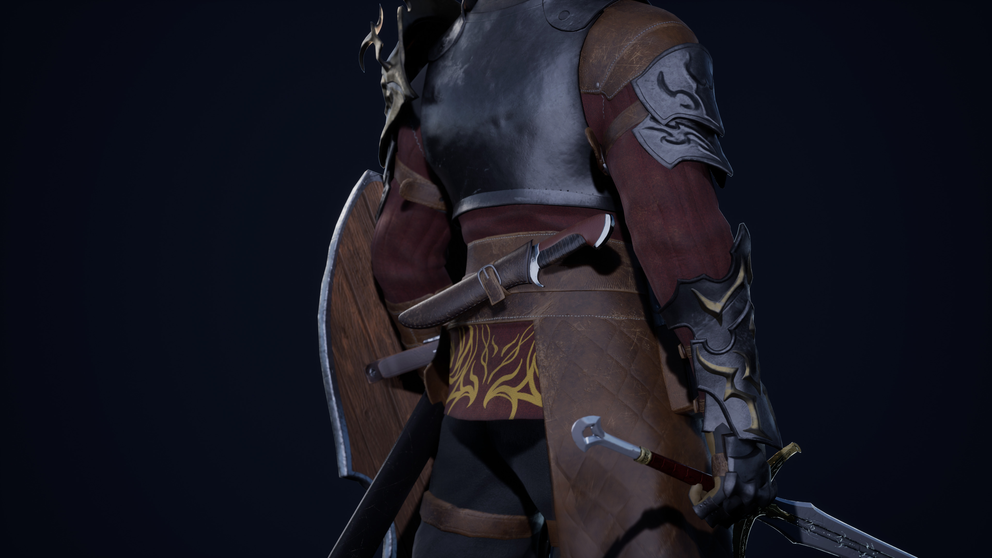 Mercenary free VR / AR / low-poly 3D model rigged | CGTrader