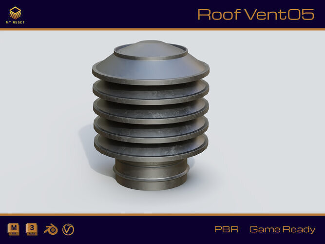 3D model Roof Vent 05 VR / AR / low-poly | CGTrader