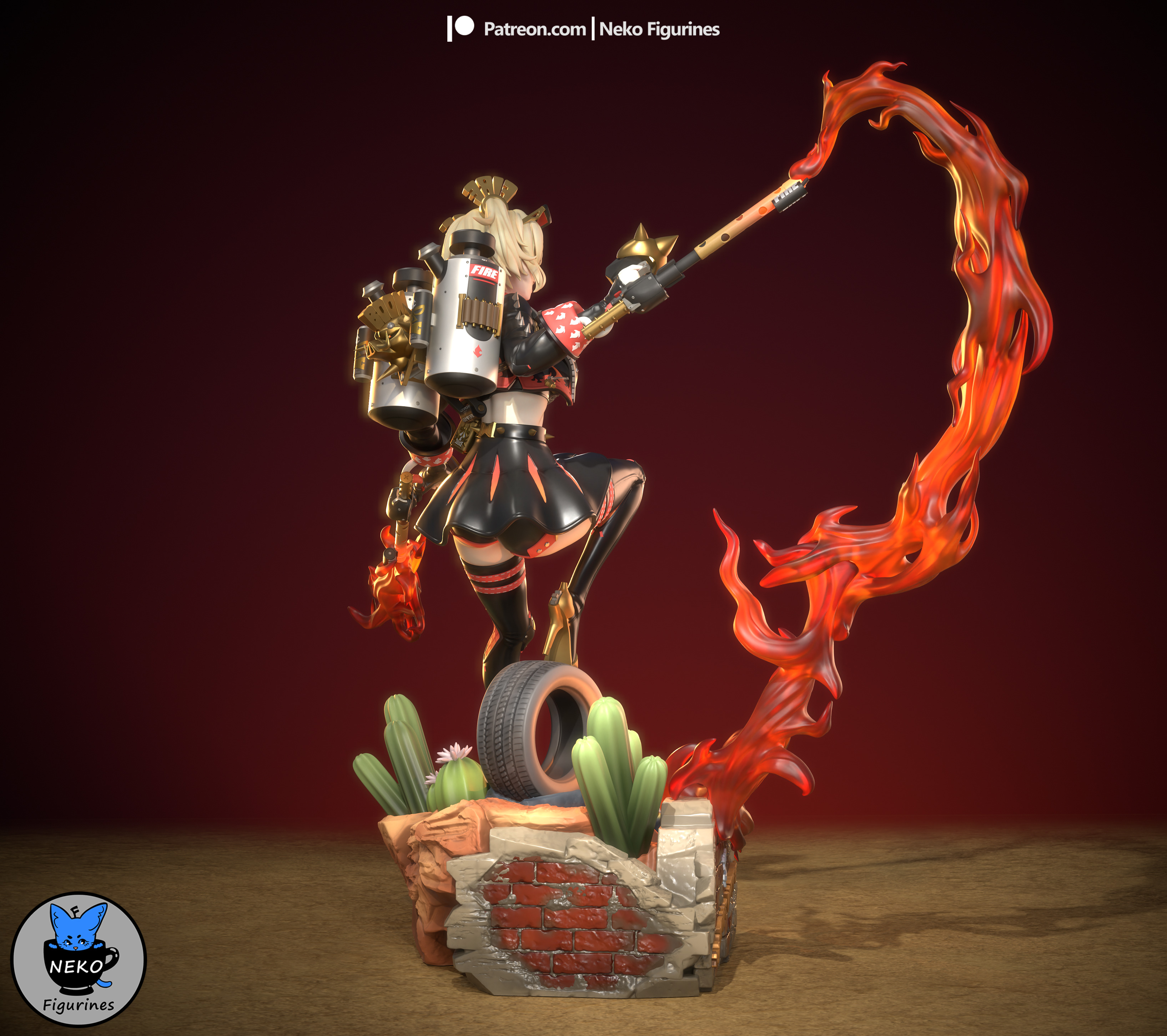 Burnice - Zenless Zone Zero Game Figure for 3D Printing 3D model 3D ...