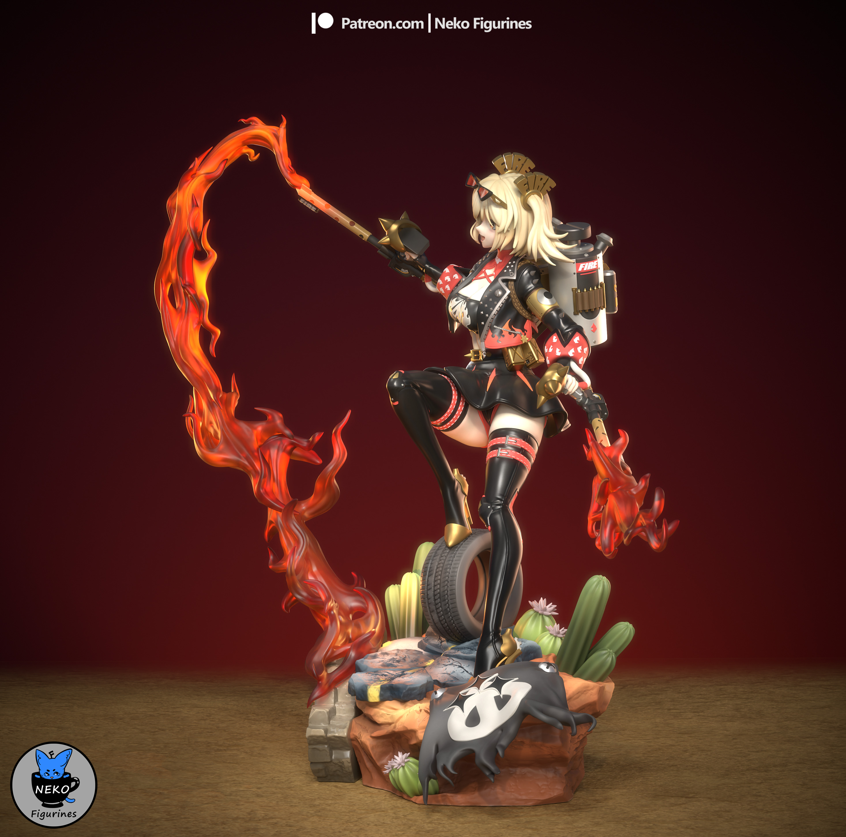 Burnice - Zenless Zone Zero Game Figure for 3D Printing 3D model 3D ...