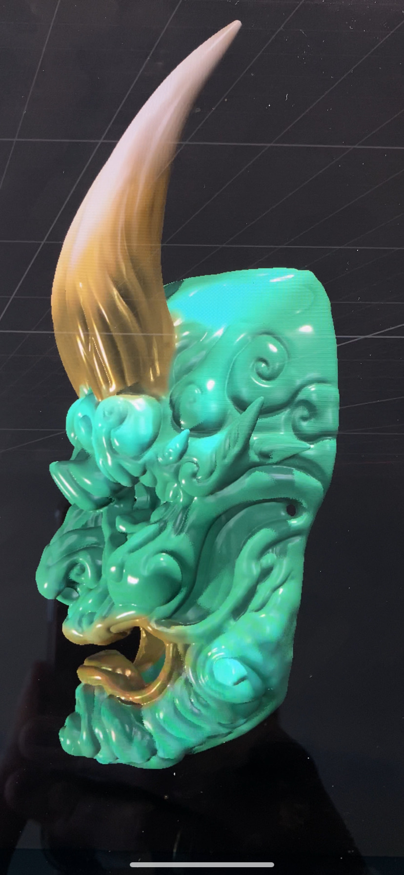 Oni mask free 3D model 3D printable | CGTrader